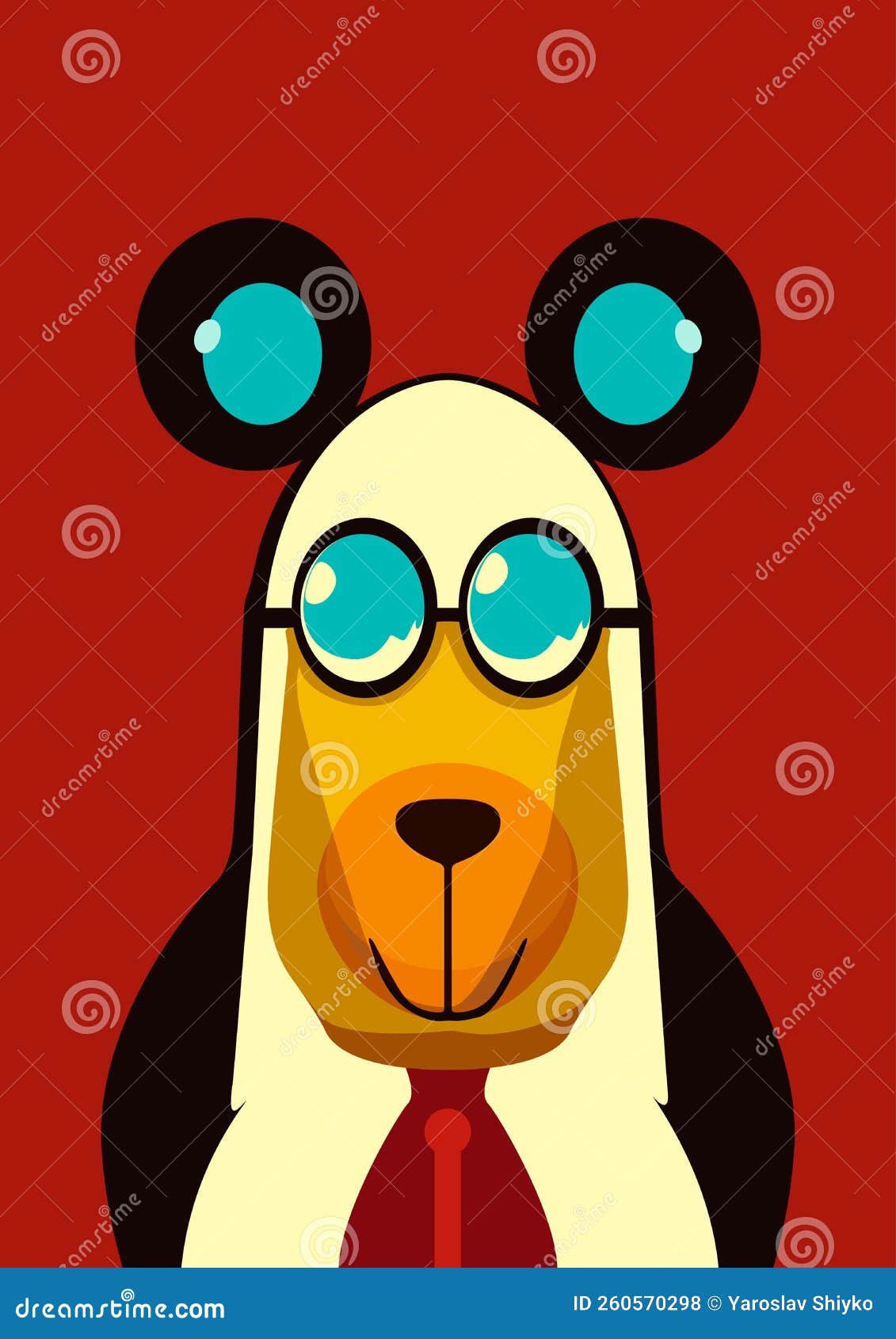 Cute Funny and Scary Cartoon Monster. Vector Illustration Stock Vector ...