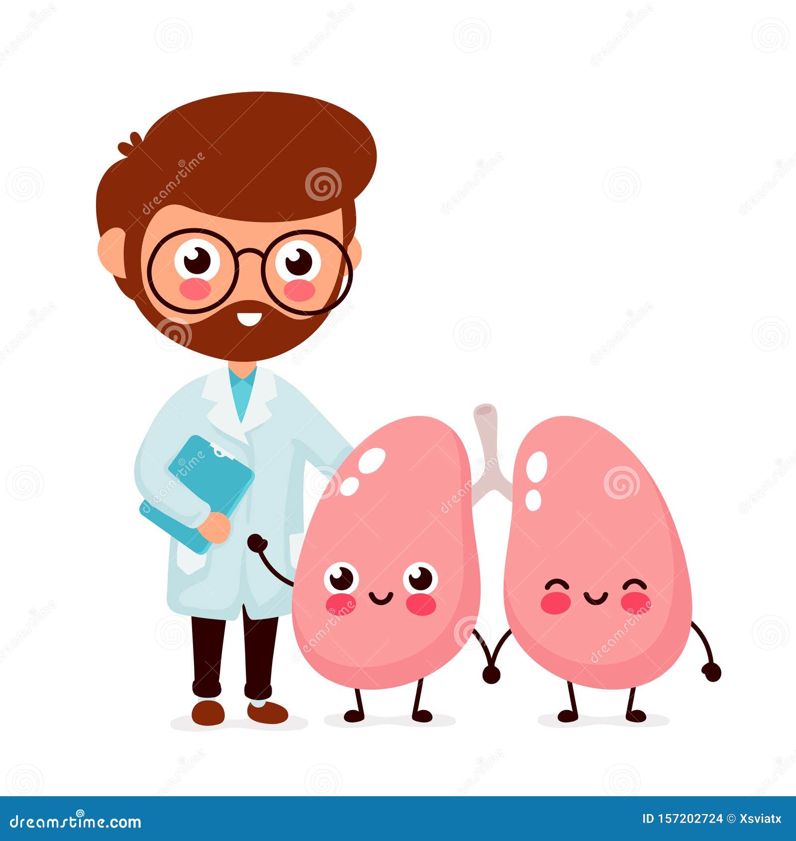 Cute Funny Smiling Doctor and Healthy Happy Lungs Stock Vector ... Cute Funny Smiling Doctor and Healthy Happy Lungs Stock Vector ...