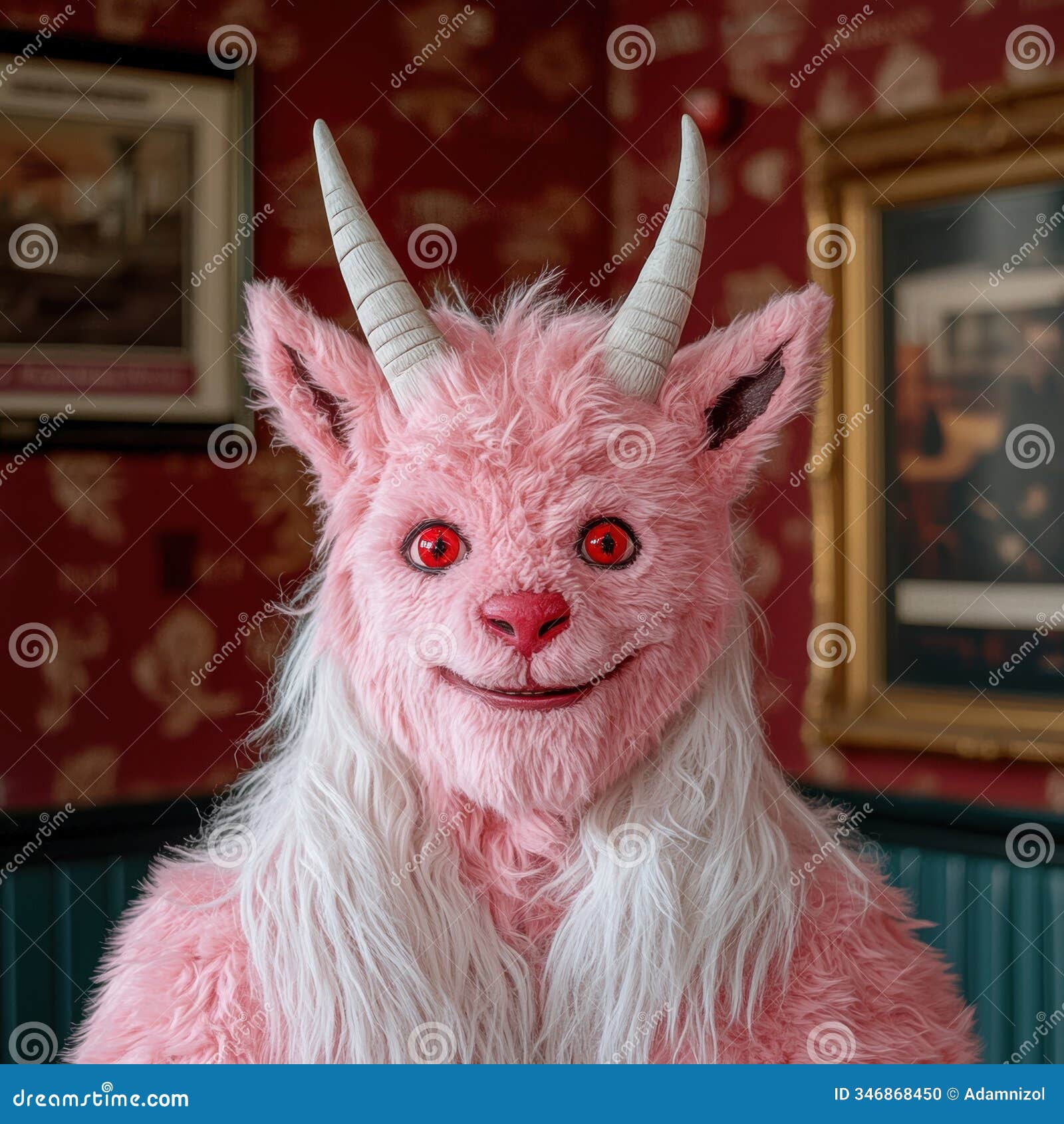 Cute and Furry Mythical Creature Stock Illustration - Illustration of ...