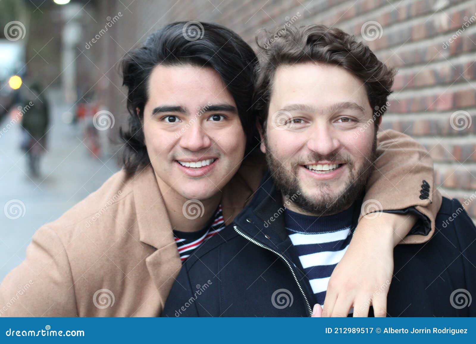 Cute Gay Couple Falling in Love Stock Image - Image of caucasian ...