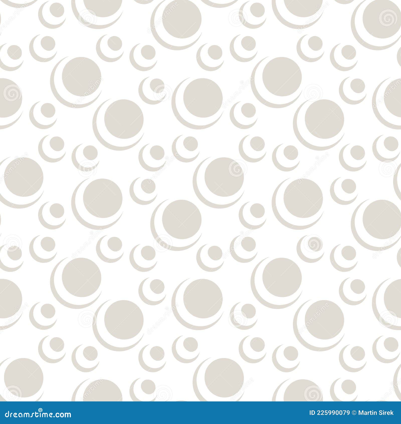 Cute Geometric Bubbles Graphic Print Vector Pattern Stock Vector ...