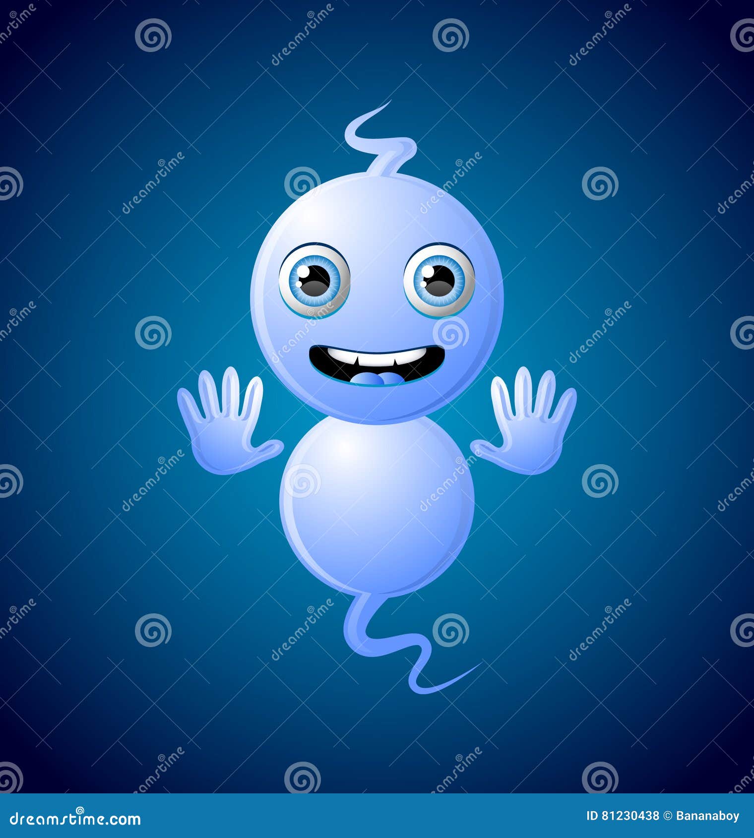 Cute ghost character stock vector. Illustration of horror - 81230438
