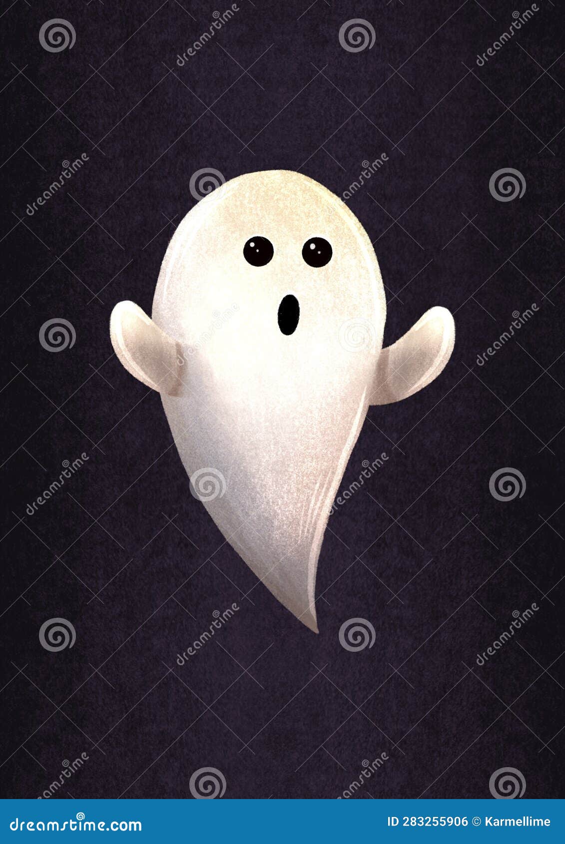 Cute ghost stock photo. Image of celebration, costume - 283255906