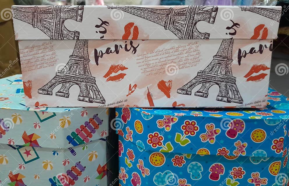 Cute Gift Boxes Homemade DIY Stock Image - Image of homemade, cute ...