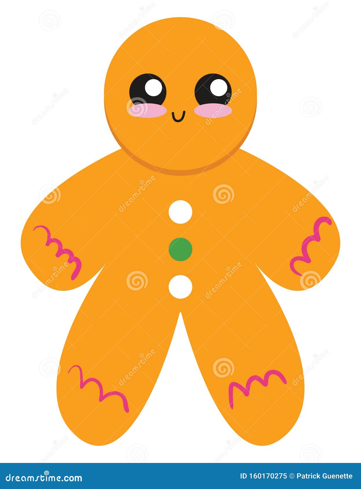 Cute Gingerbread, Illustration, Vector Stock Vector - Illustration of ...