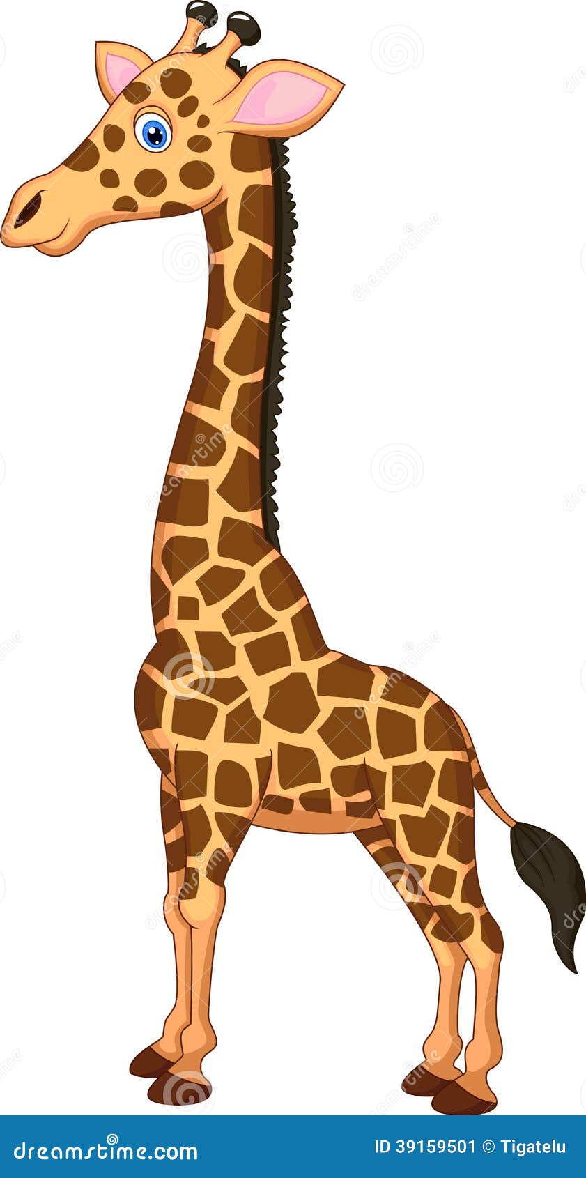 Cute Giraffe Cartoon | CartoonDealer.com #47779201