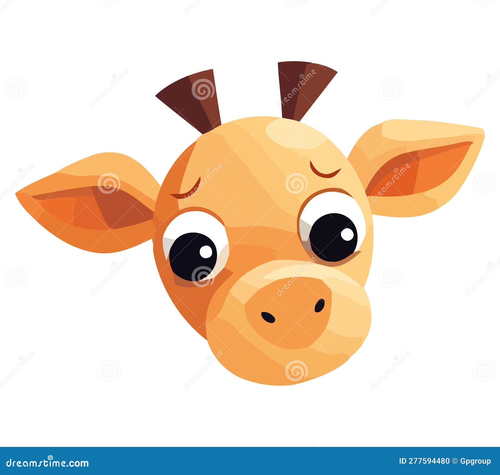 Cute giraffe design stock vector. Illustration of cute - 277594480