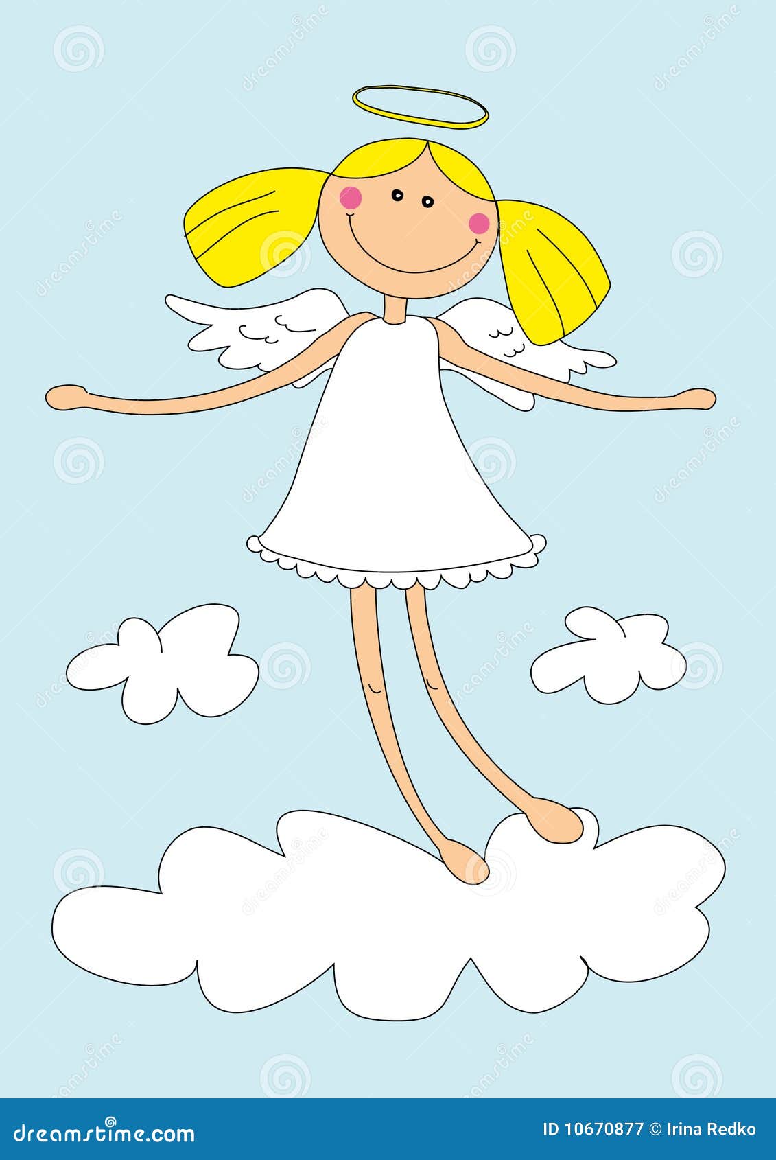 Girl Angel Clip Art