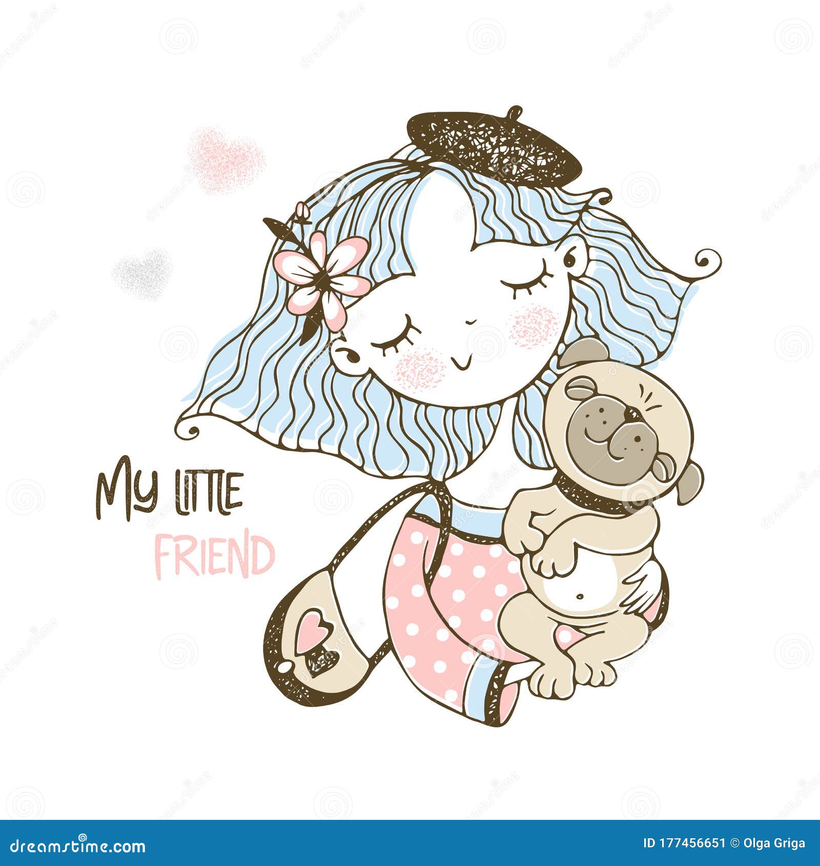 Cute Beret Stock Illustrations – 2,132 Cute Beret Stock Illustrations ...