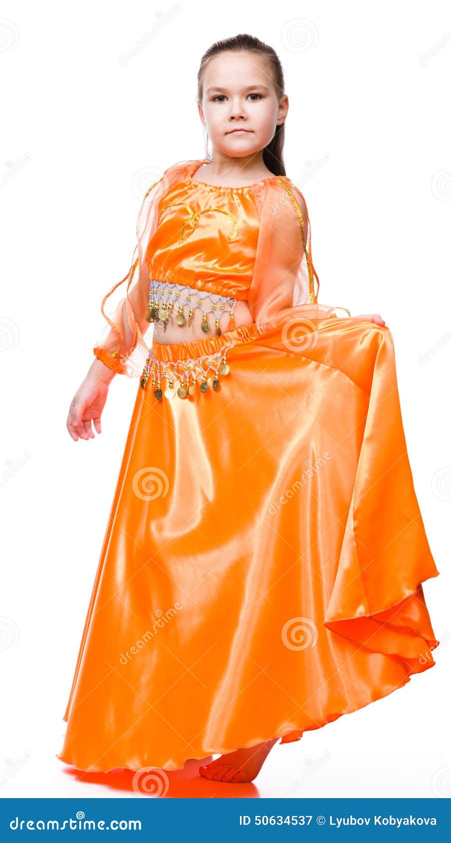 Cute girl dancing stock image. Image of fresh, isolated - 50634537