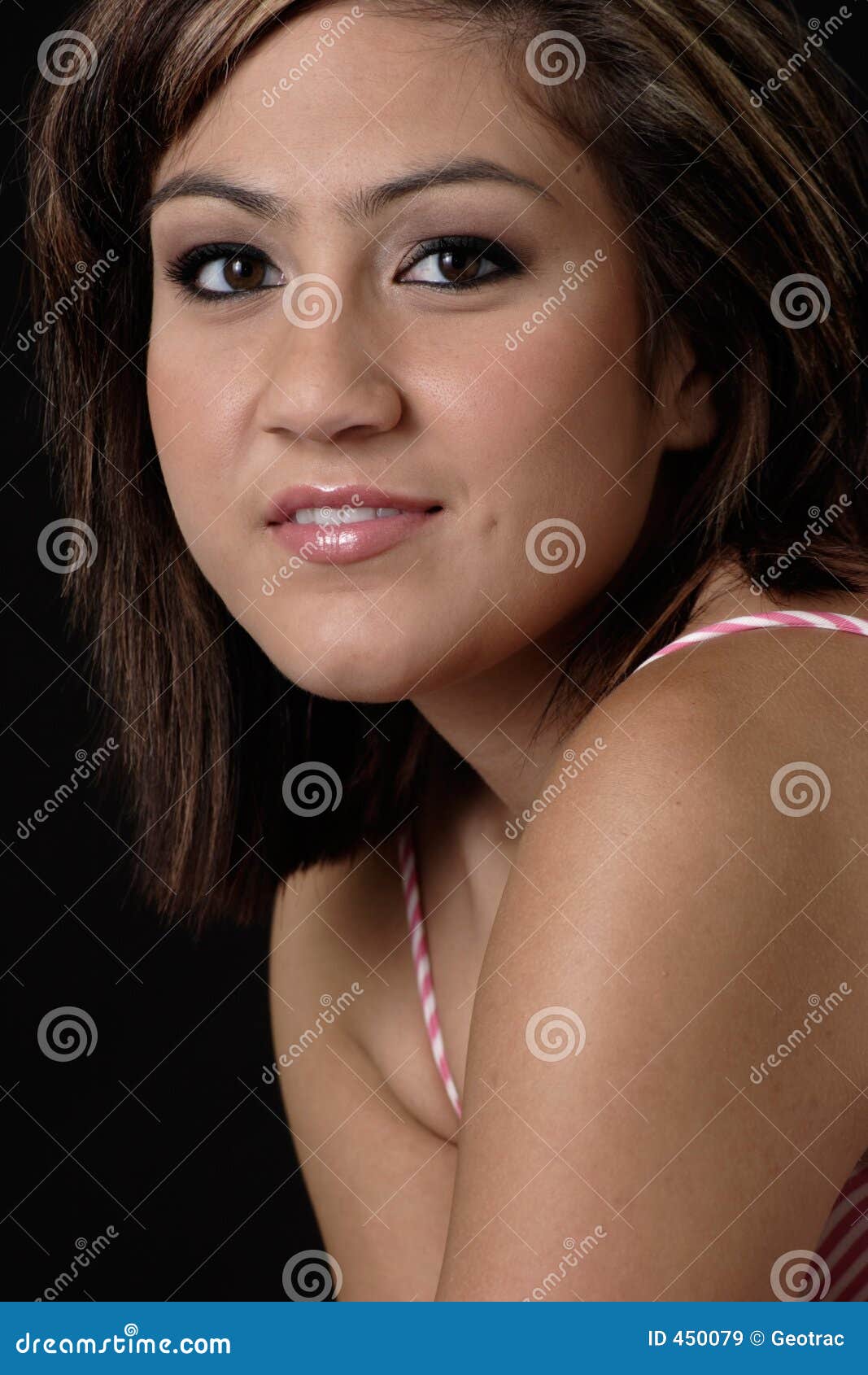 Cute girl with dimples stock image. Image of dimples, woman - 450079