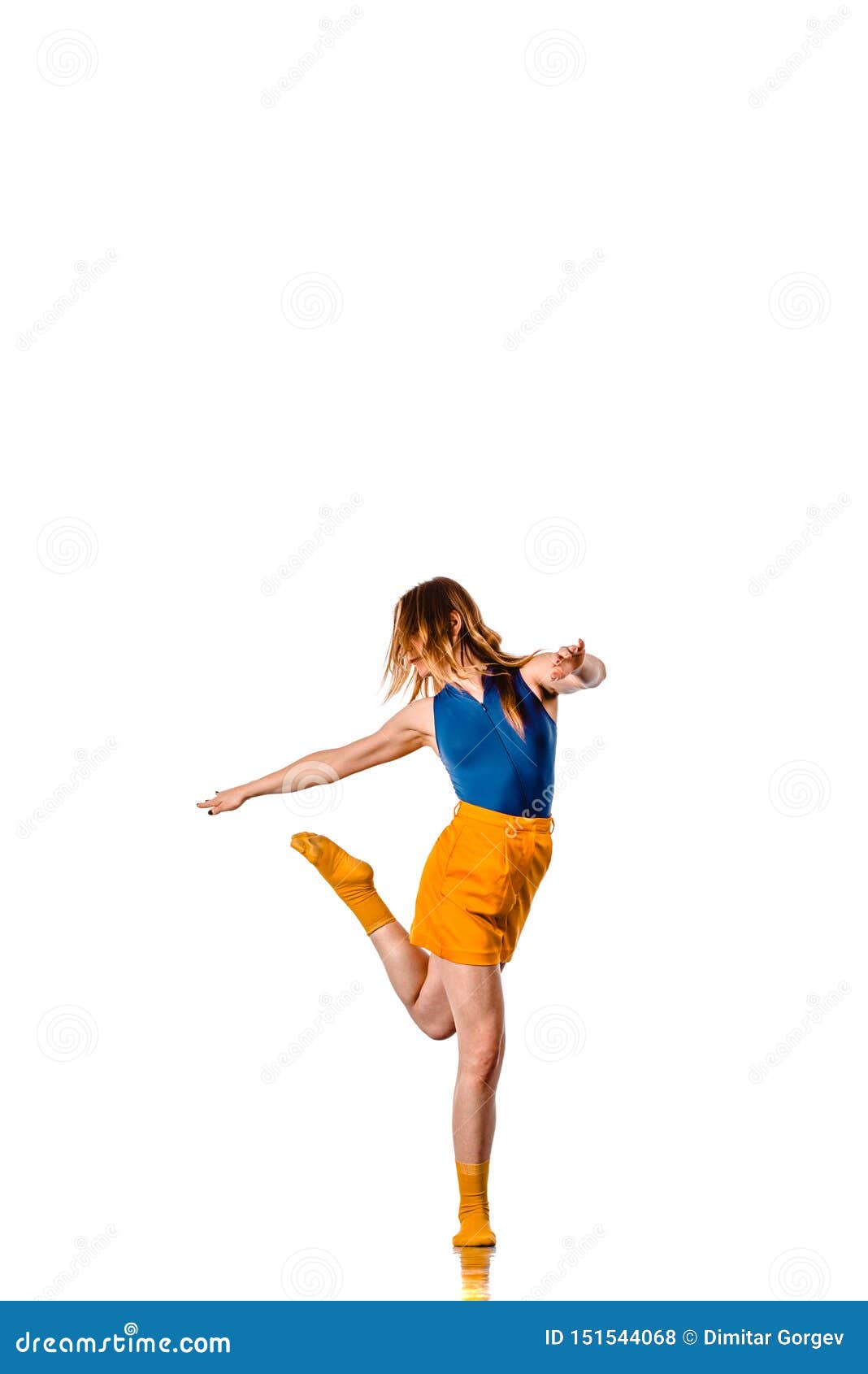 Cute girl doing breakdance stock photo. Image of balance - 151544068