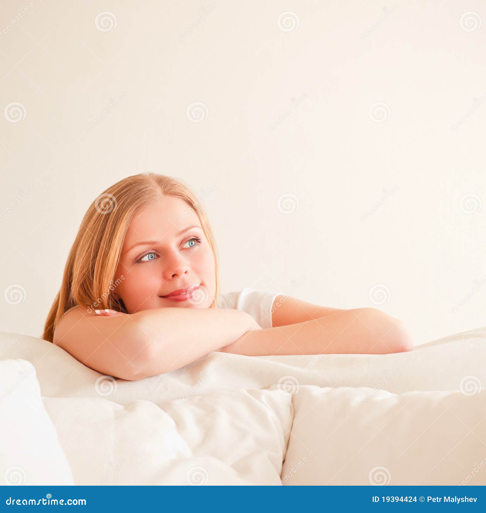 Cute Girl Dreaming stock photo. Image of lifestyle, charming - 19394424