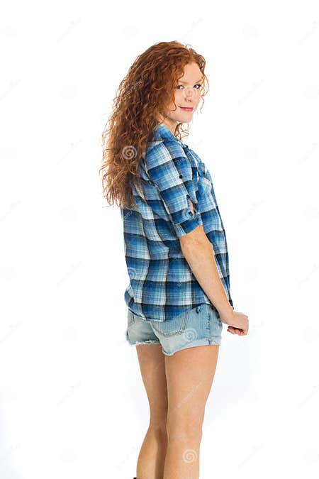 Cute girl looking back stock image. Image of back, face - 28837281