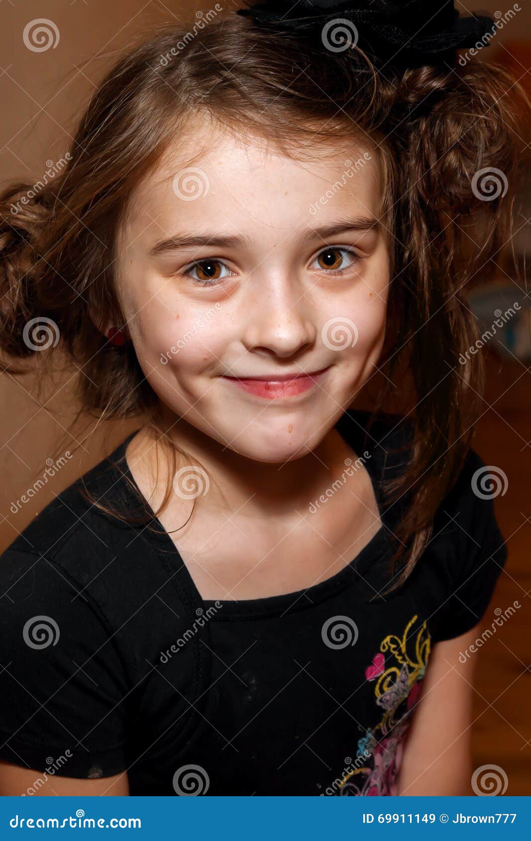 Cute Girl Messy Hair Stock Image Image Of Young Female 69911149
