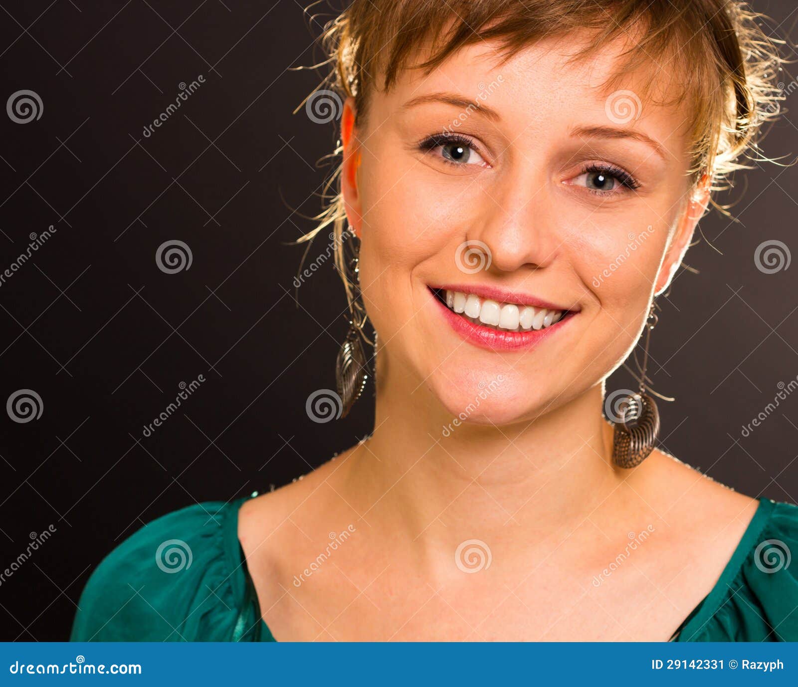 Cute girl smiling stock image. Image of attractive, woman - 29142331