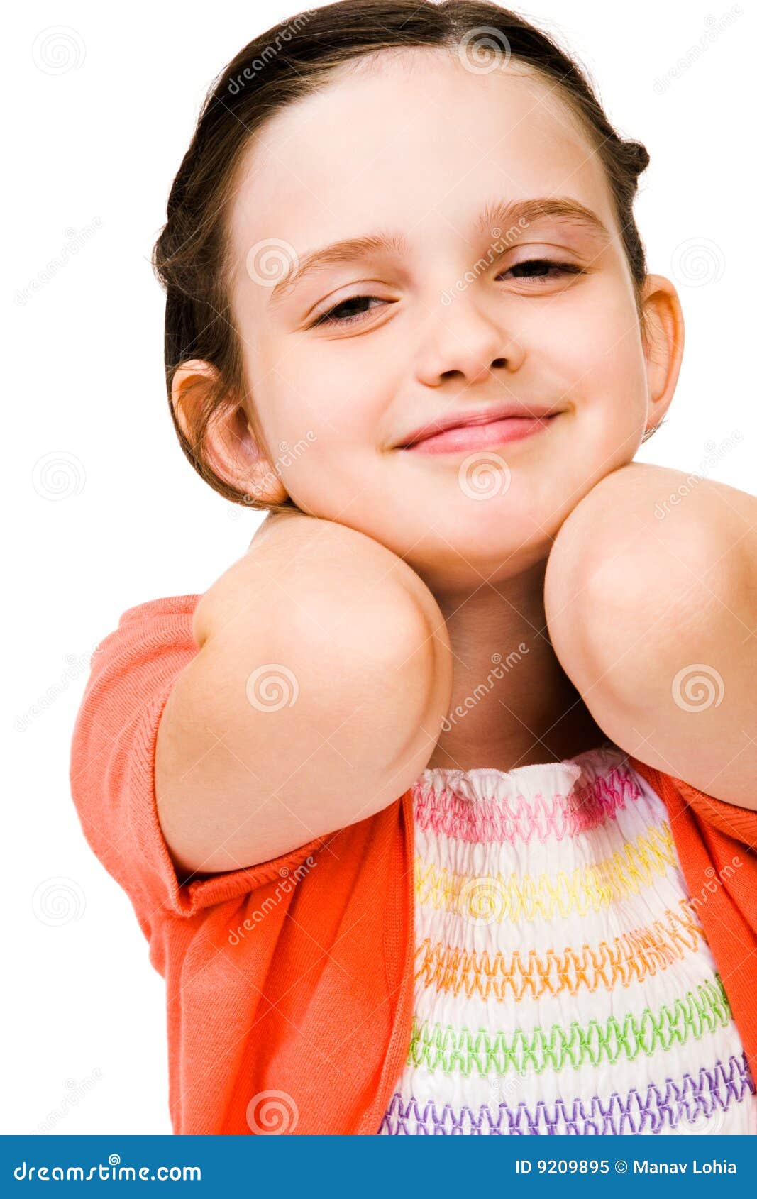 Cute girl smiling stock image. Image of happiness, stylish - 9209895