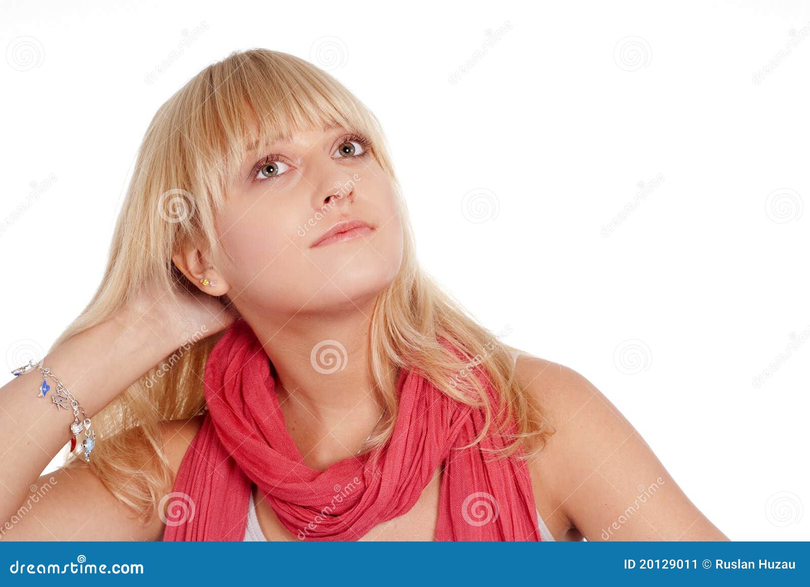 Cute Girl Stands Stock Image Image Of White Style Pretty 20129011