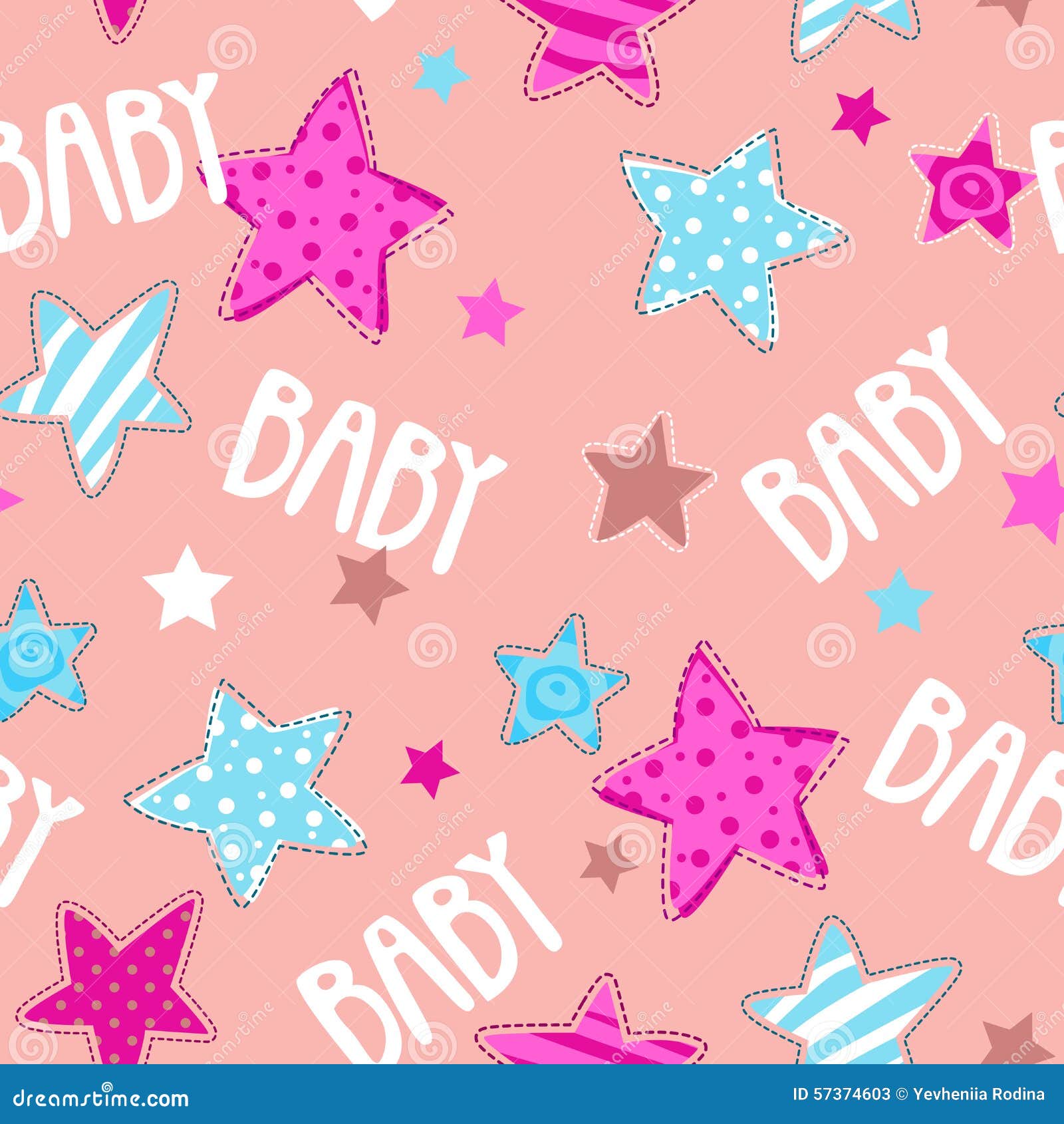 Cute Girlish Patterns Stock Photography | CartoonDealer.com #57700994