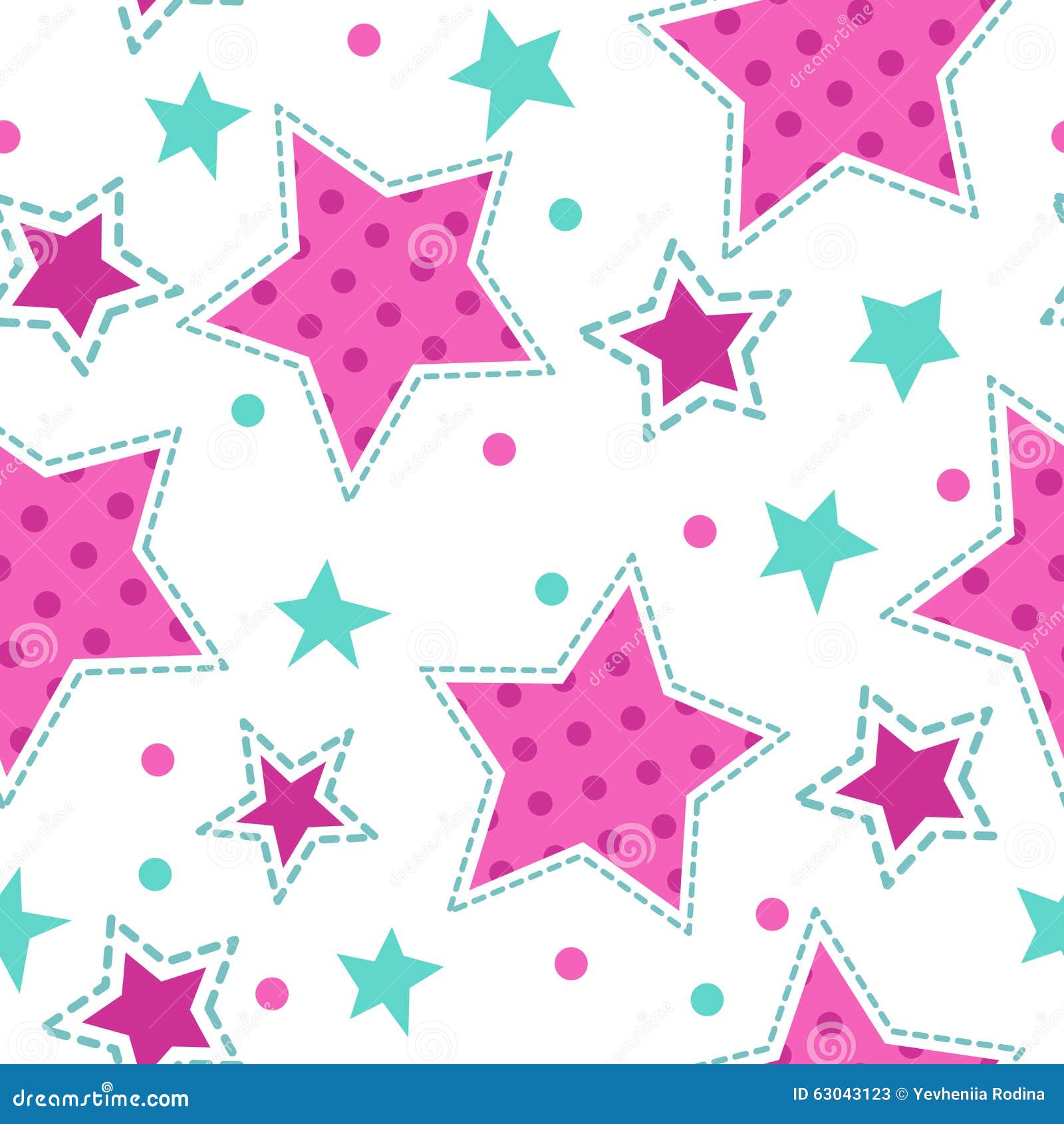 Cute Girlish Patterns Stock Photography | CartoonDealer.com #57700994
