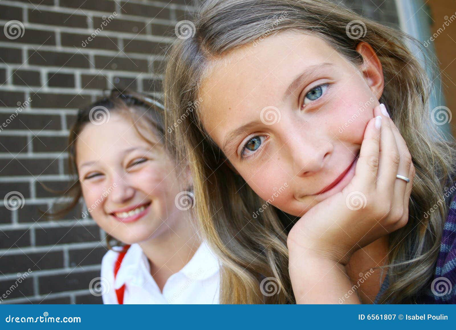 Cute girls stock image. Image of ladies, smile, teenagers - 6561807