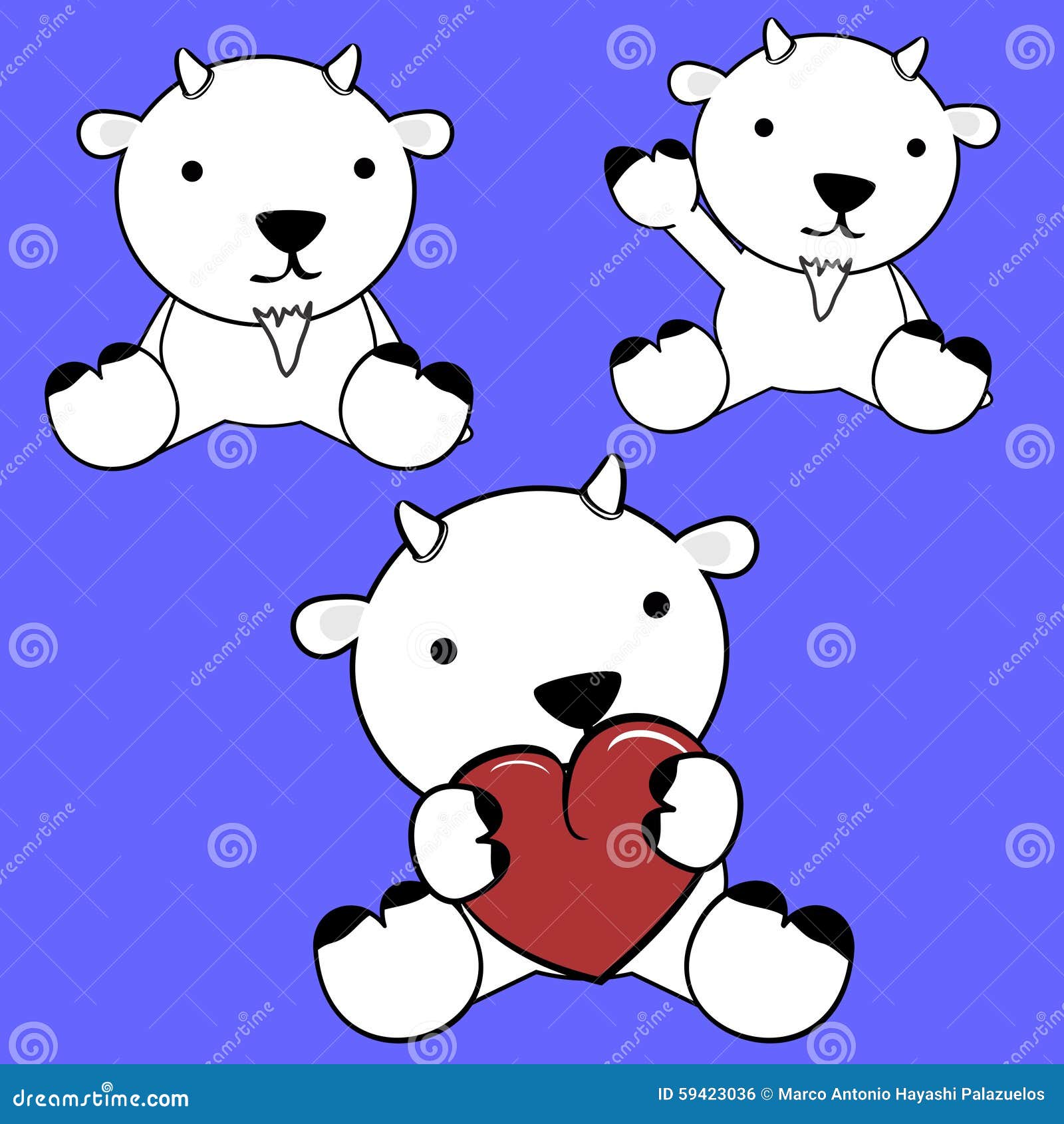 Cute goat baby cartoon set stock vector. Illustration of cute - 59423036