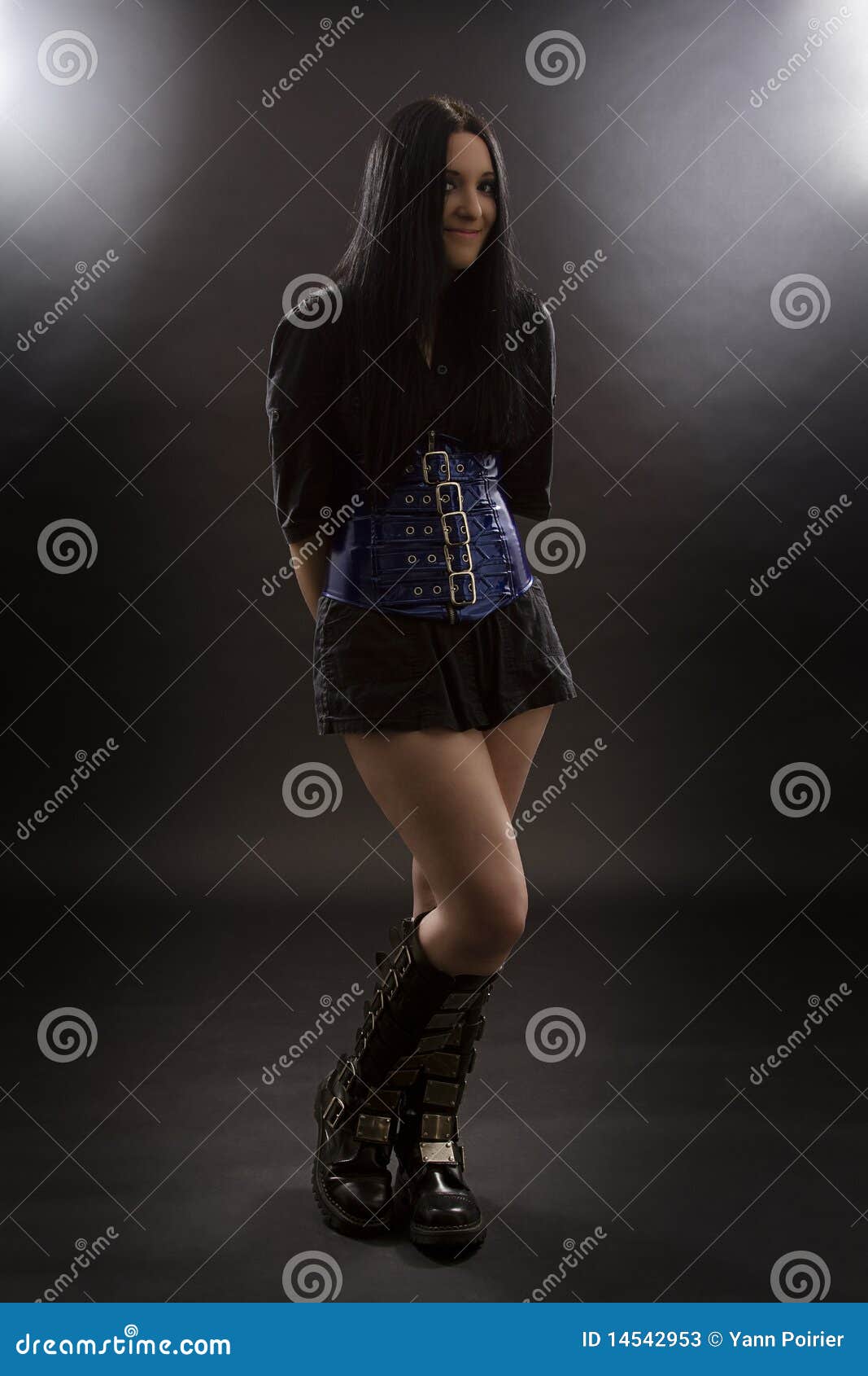 Cute goth stock image. Image of punk, attractive, style - 14542953