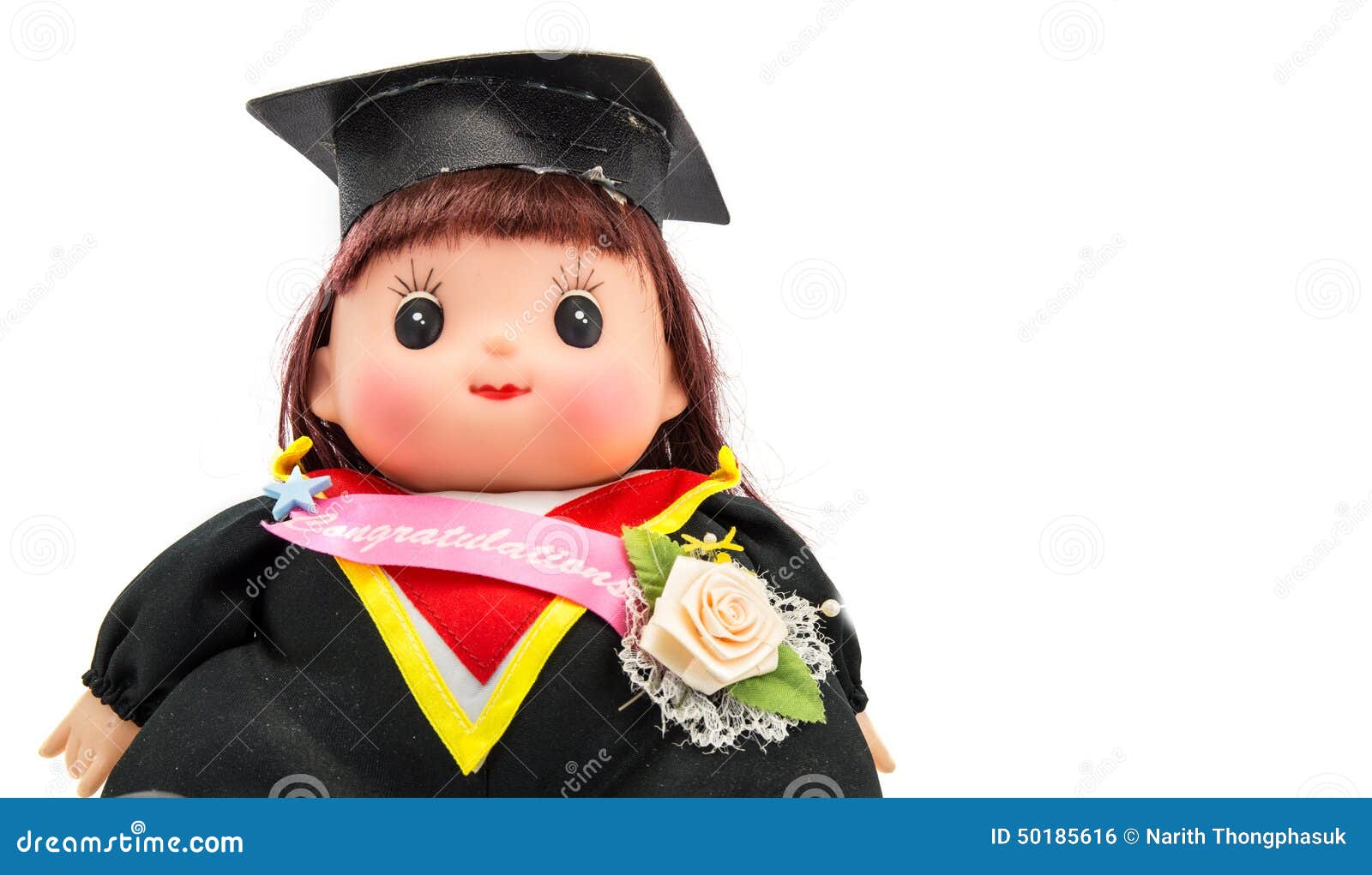 Cute graduation girl stock photo. Image of person, study - 50185616