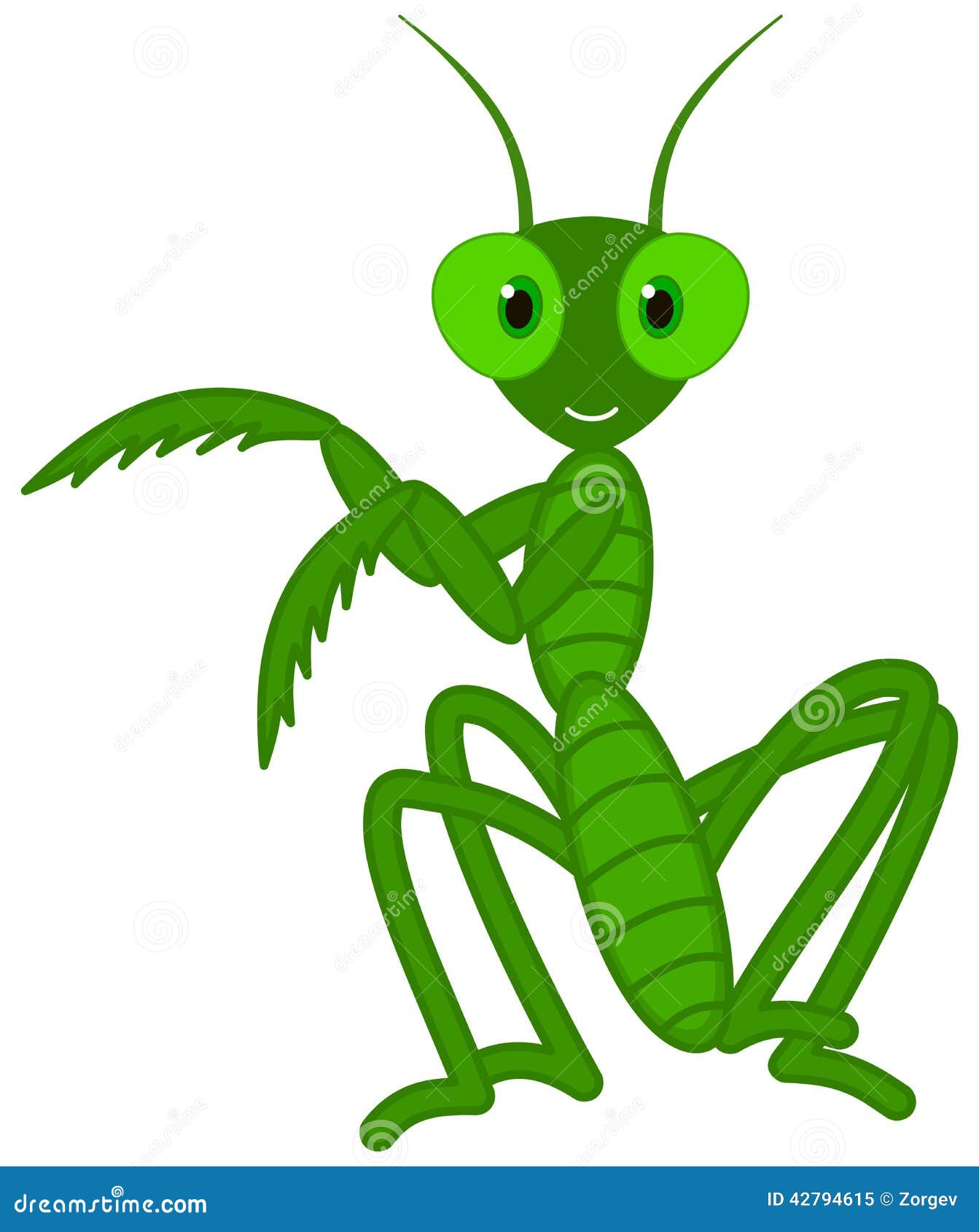A cute grasshopper dance stock illustration. Illustration of decorative ...