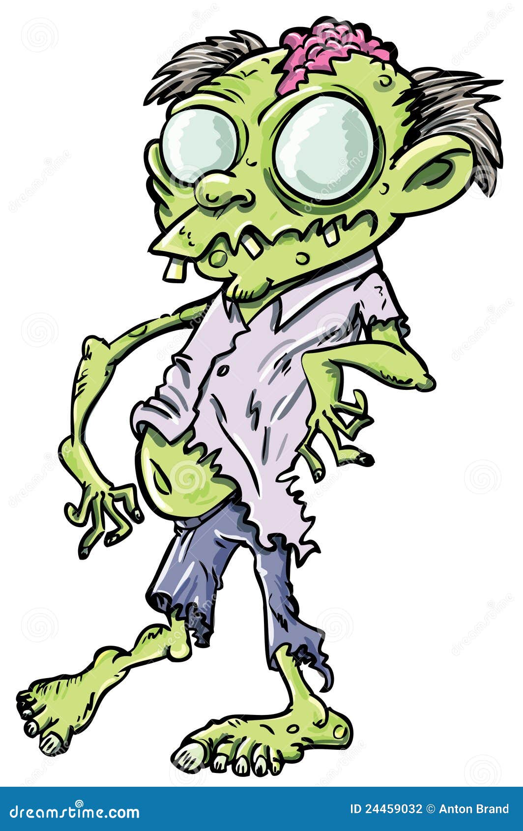 Green Dog Cartoon Vector Illustration | CartoonDealer.com #44197500