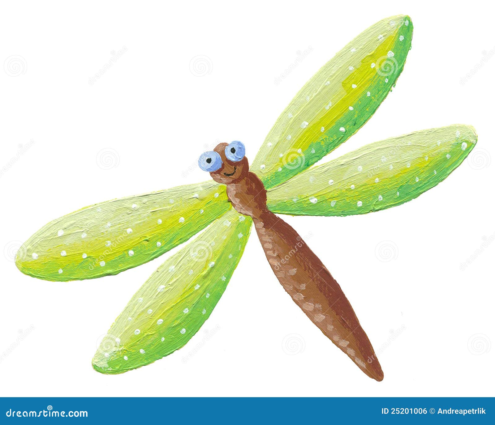 Cute green Dragonfly stock illustration. Illustration of closeup - 25201006
