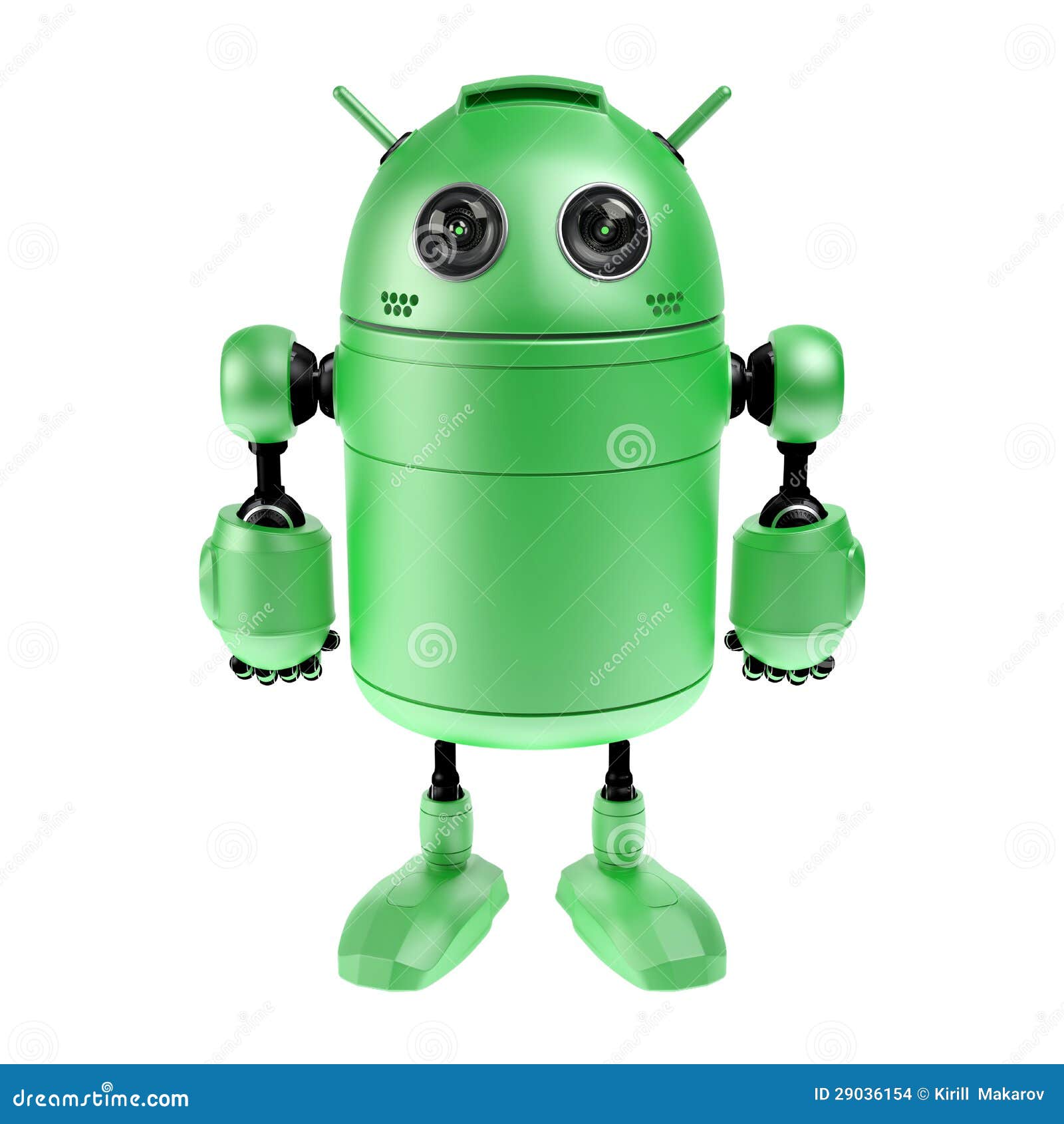 Green Robot Panda Bear Cyberpunk Robot Head With Cyberpunk Theme With ...