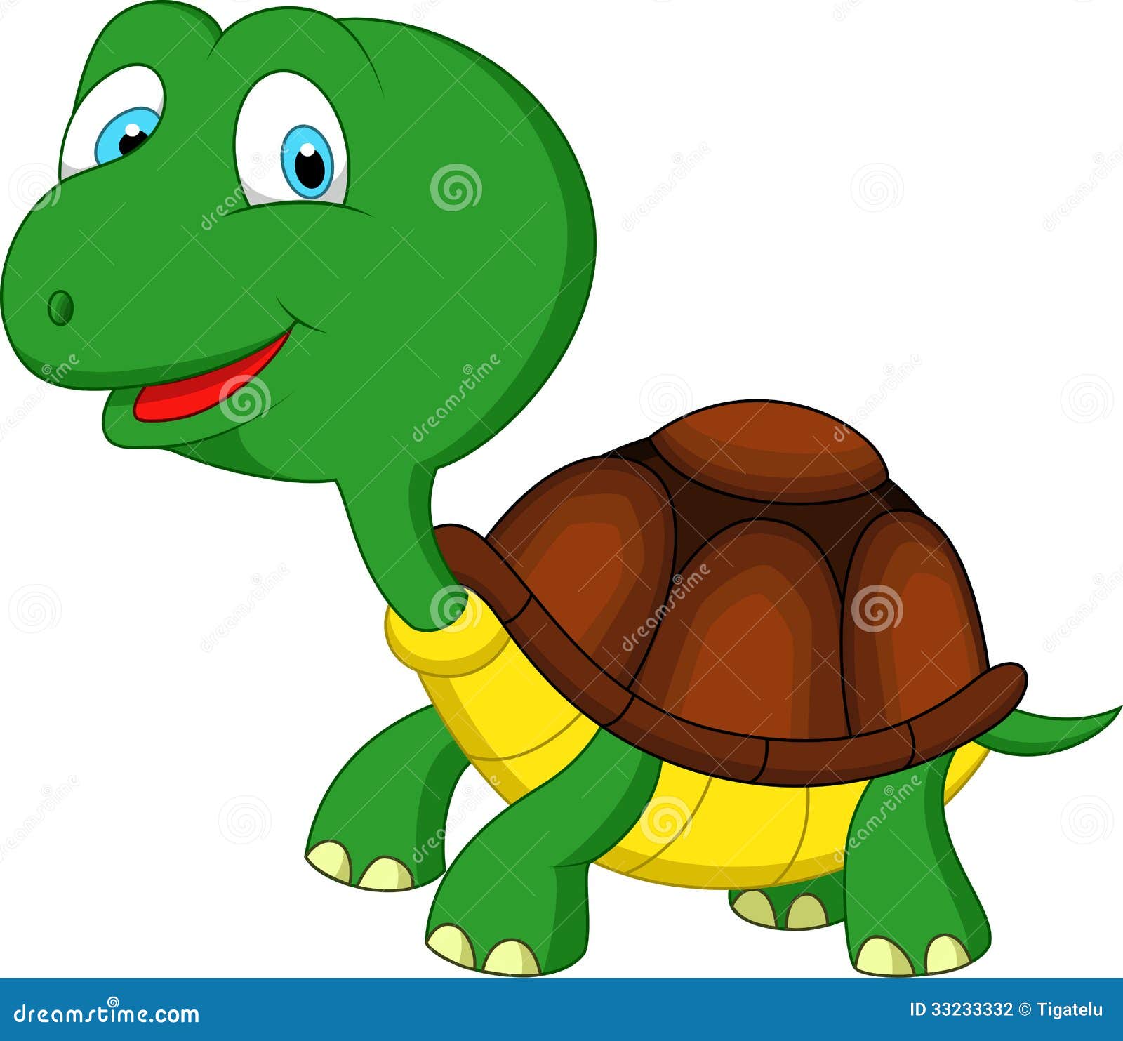 Big Green Sea Turtle, Fantasy Flat Earth Concept. Flat Vector ...