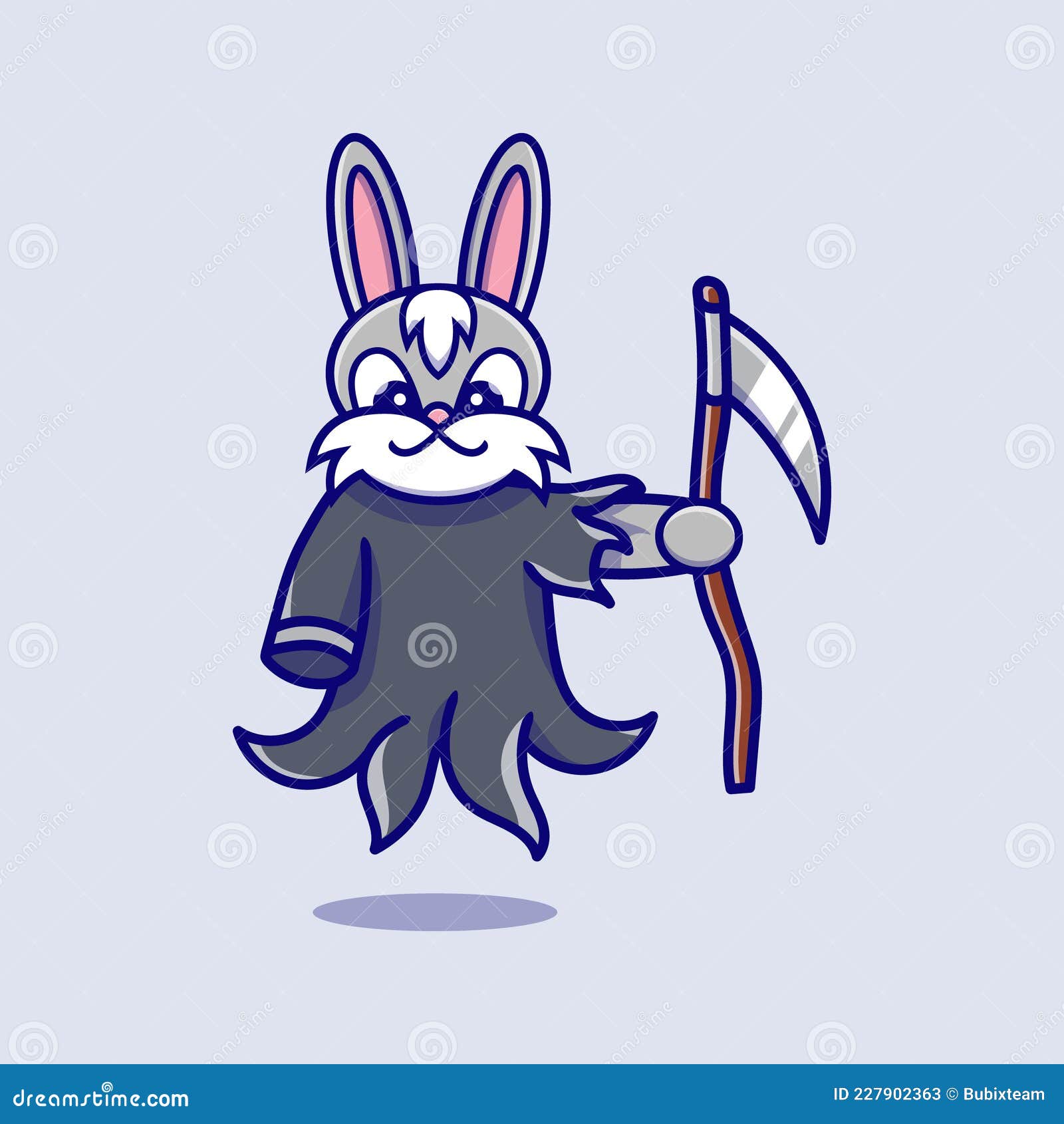 Cute Grim Reaper Bunny Illustration Stock Vector - Illustration of ... Cute Grim Reaper Bunny Illustration Stock Vector - Illustration of ...