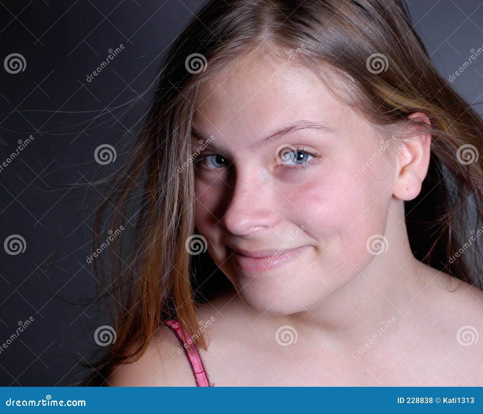 Cute grin stock photo. Image of pretty, blowing, beautiful - 228838