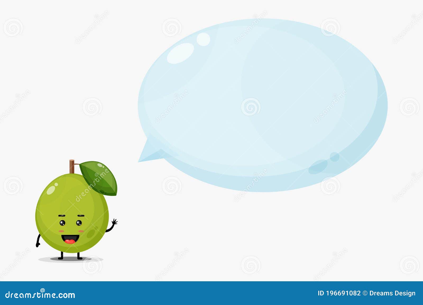 Cute Guava Emoticon Vector Illustration | CartoonDealer.com #117593422