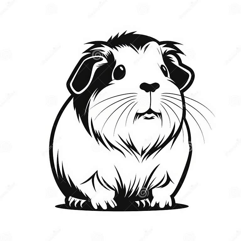 Cute Guinea Pig Cartoon Vector with Creative Commons Attribution Stock ... Cute Guinea Pig Cartoon Vector with Creative Commons Attribution Stock ...