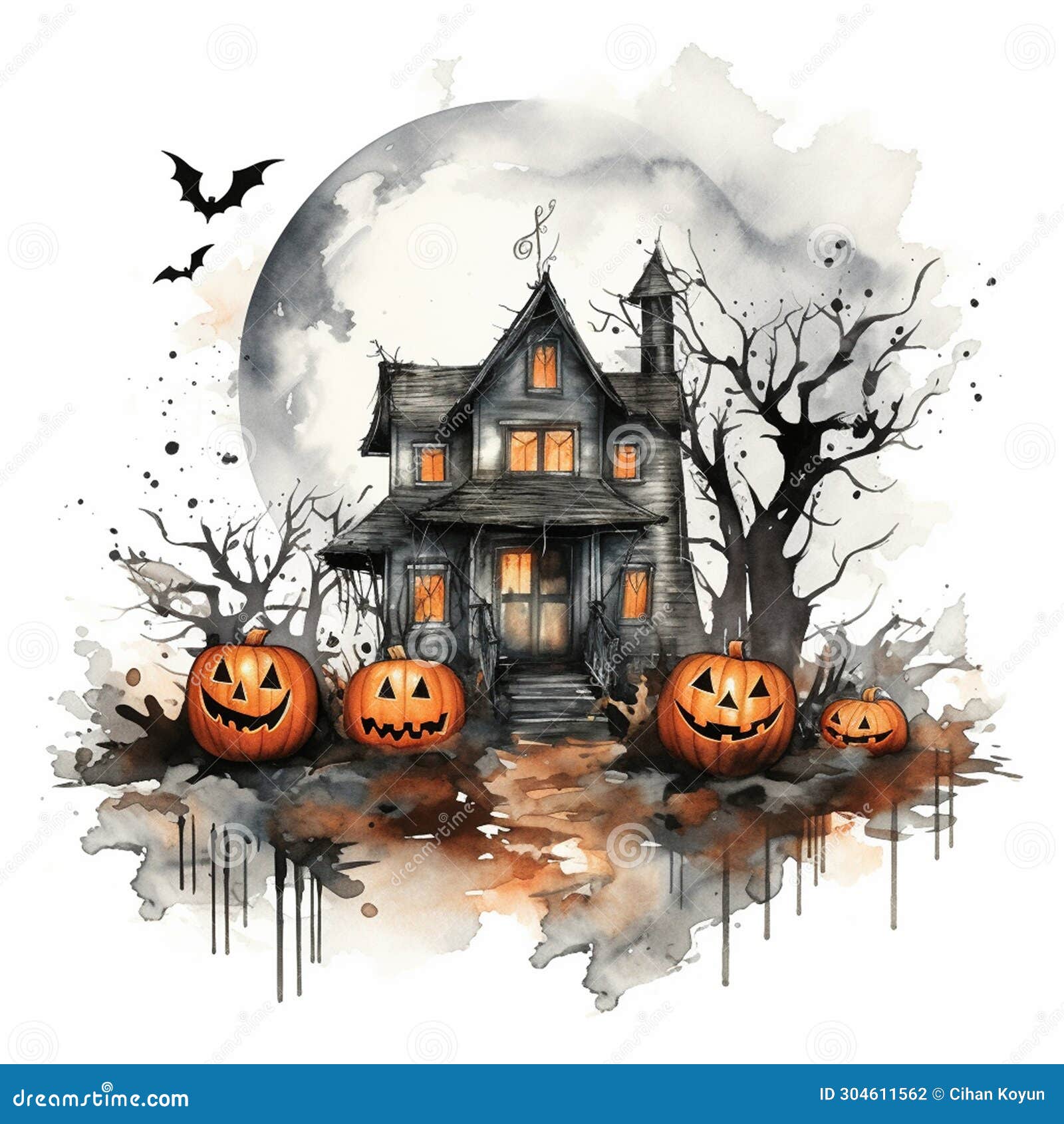 Cute Halloween Ghost Wallpaper Halloween Collage Background Happy Art ...