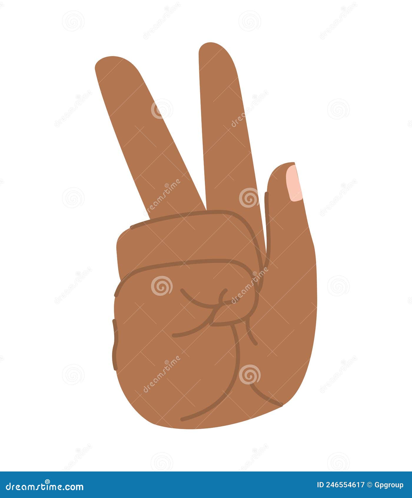 Cute hand design stock vector. Illustration of vector - 246554617