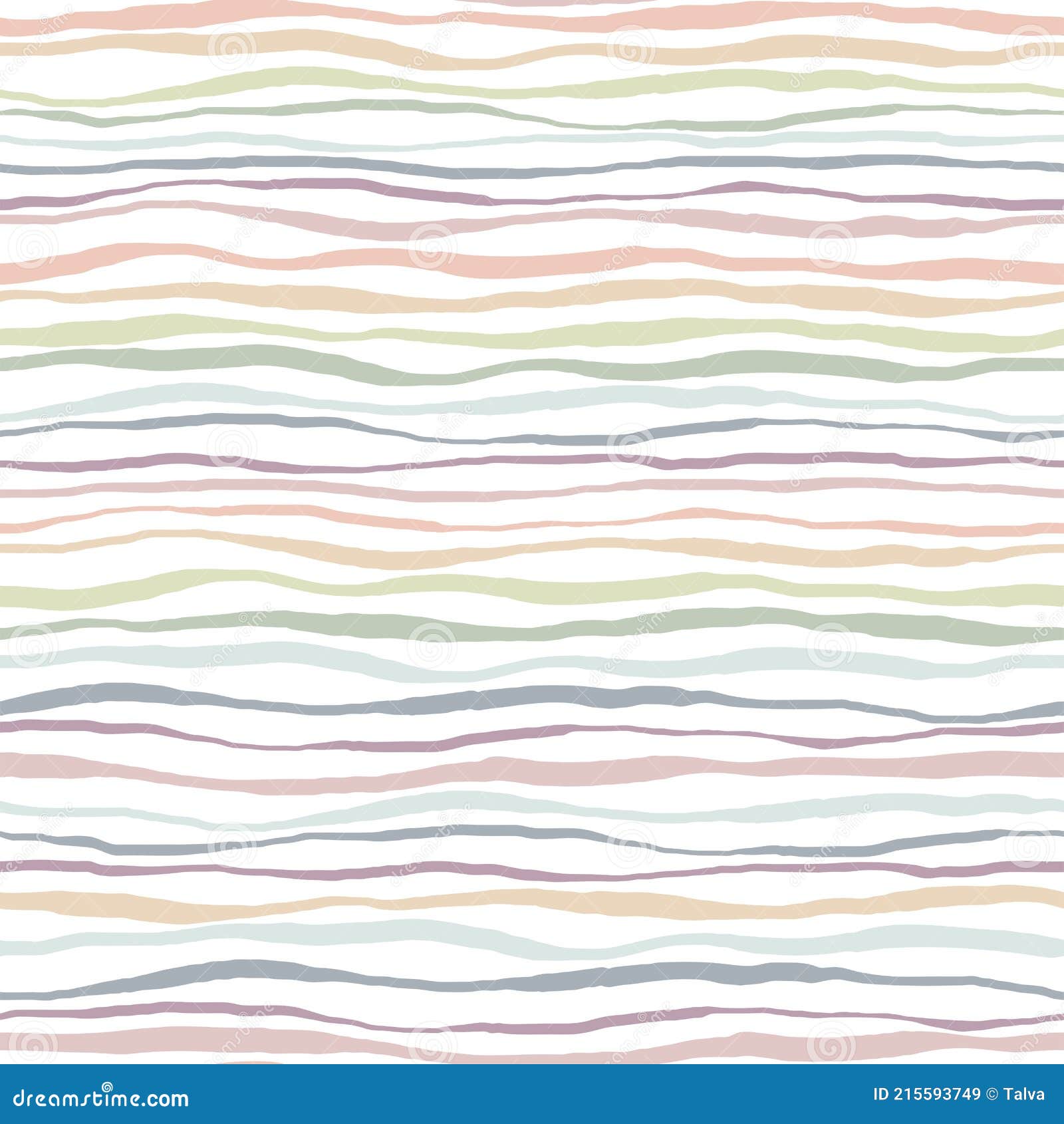 Cute Hand Drawn Abstract Seamless Pattern, Doodle Lines Background ...