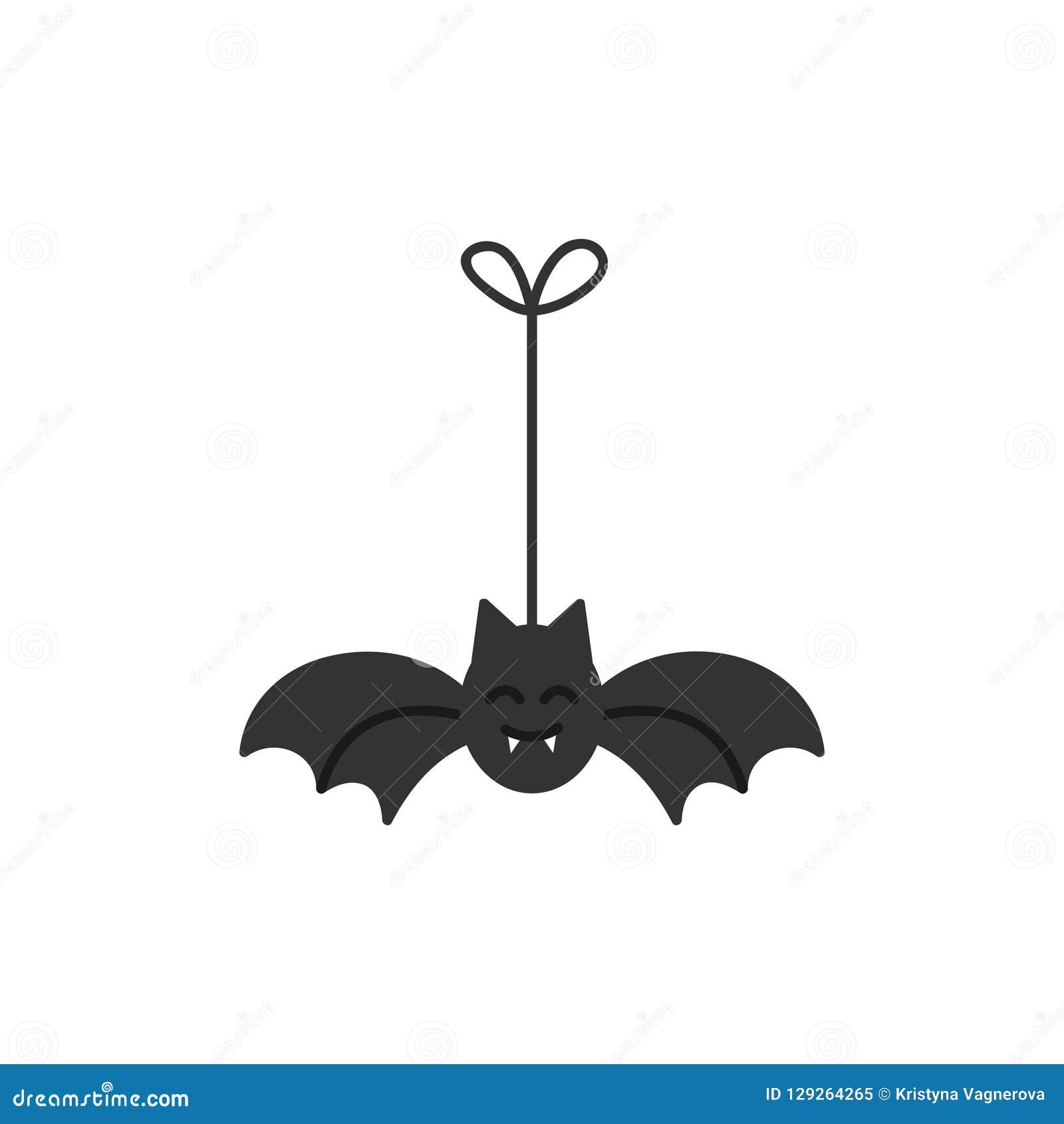 Cute Hand Drawn Bat Vector Illustration Stock Vector - Illustration of ...