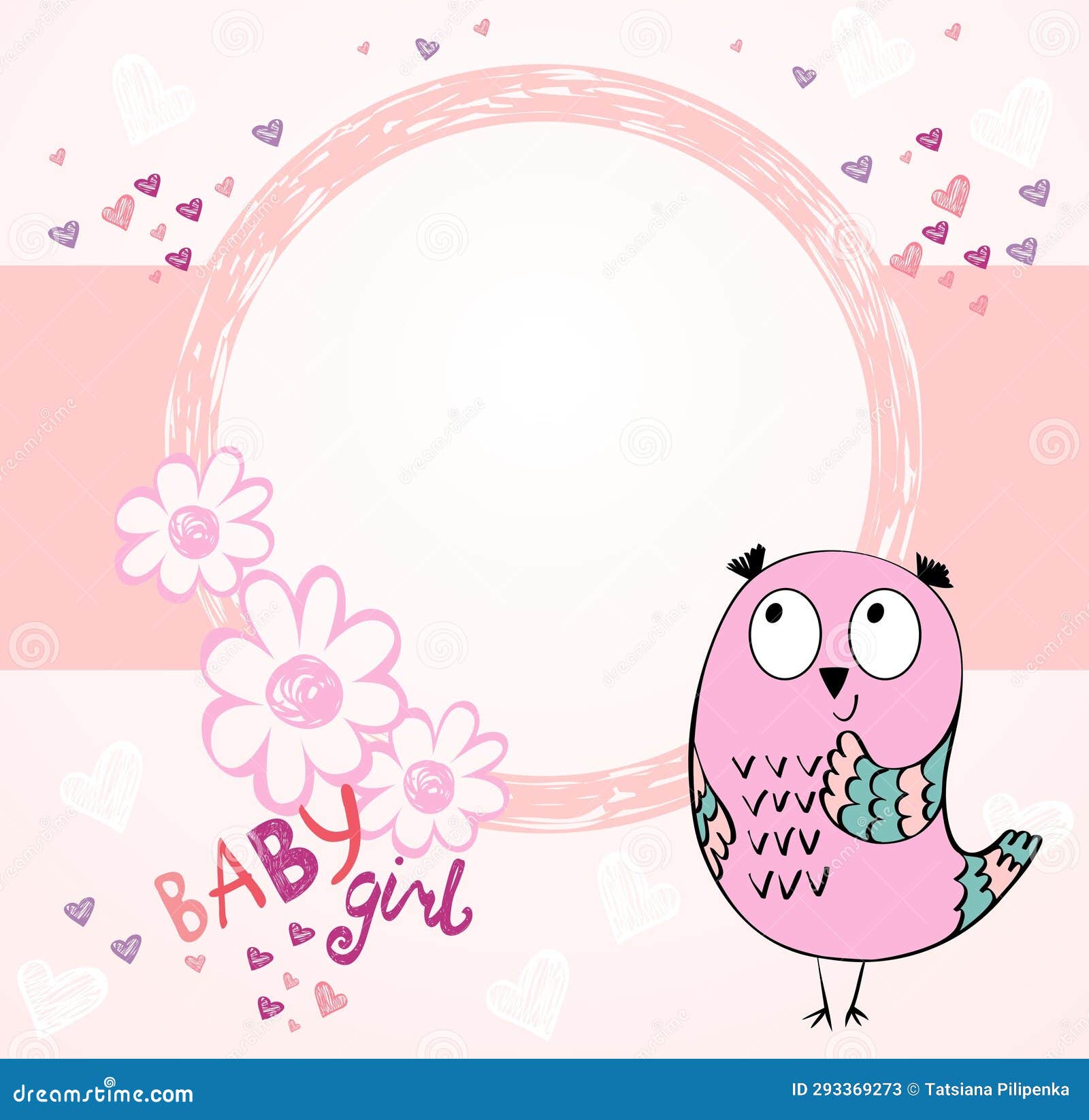 Vector Baby Frame stock illustration. Illustration of arrival - 293369273