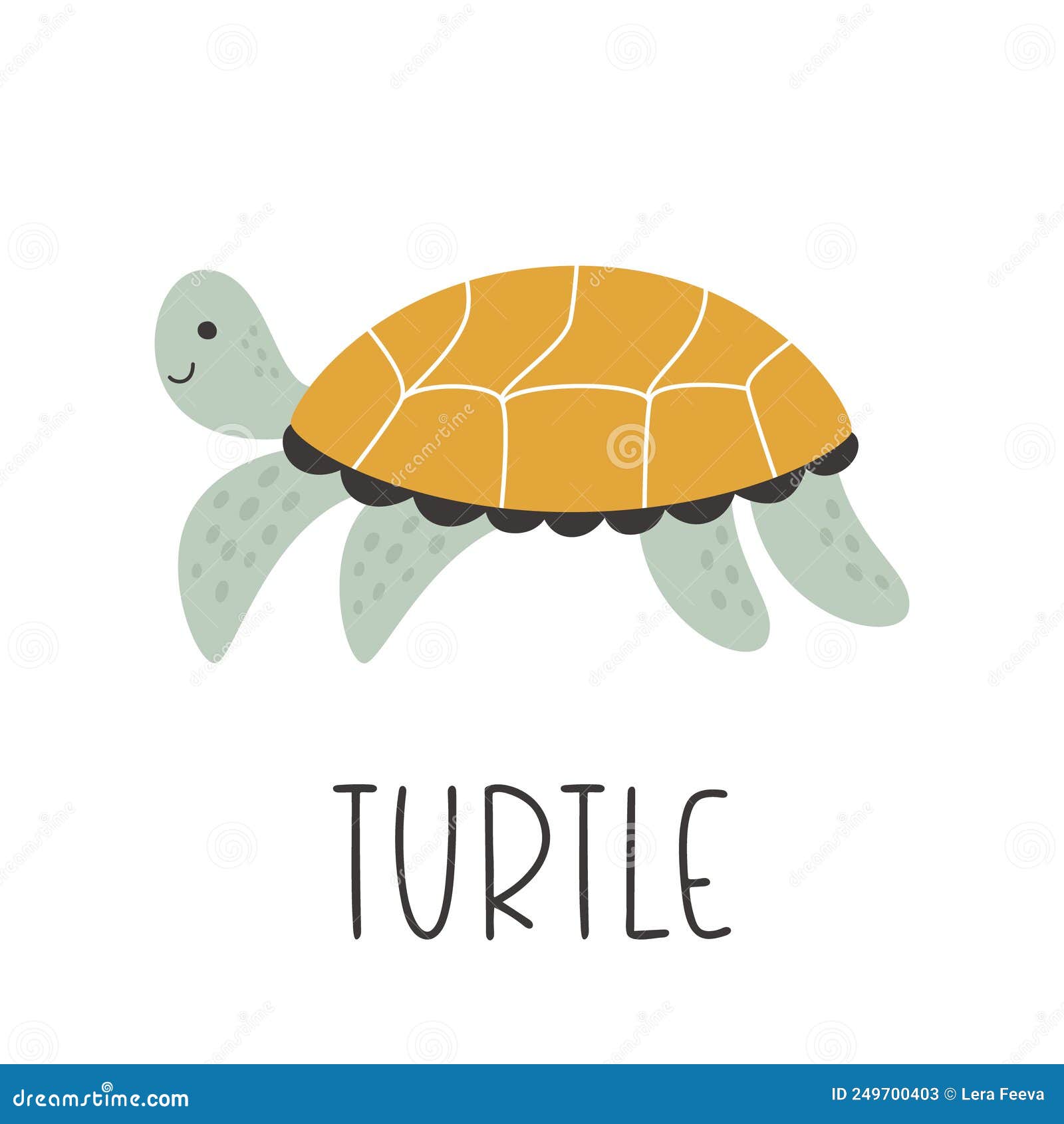 Turtle Side View Vector Icon | CartoonDealer.com #140554902
