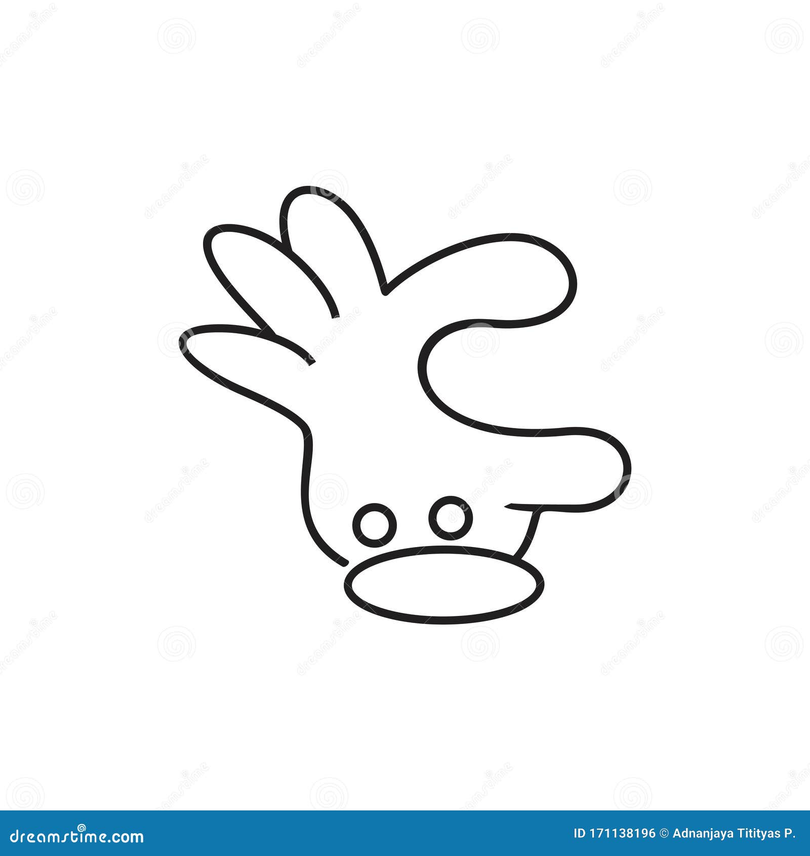 Cute Hand Tiny Sign Symbol Vector Stock Vector - Illustration of date ...