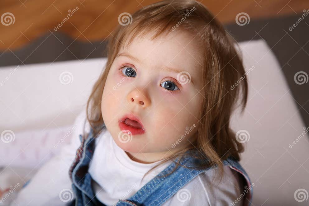 Cute handicapped toddler stock image. Image of disabled - 2117621