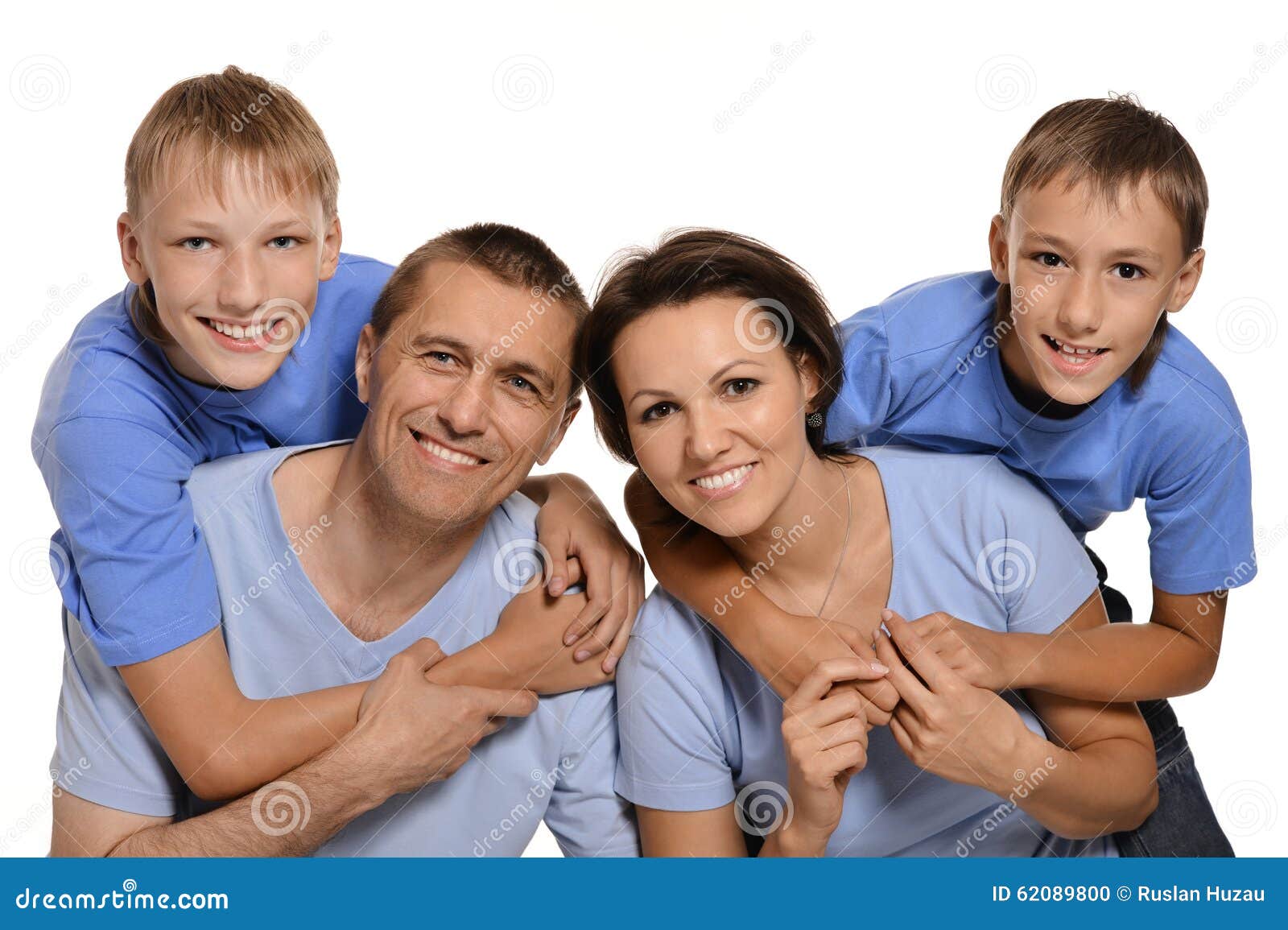 Cute happy family stock photo. Image of sons, life, little - 62089800
