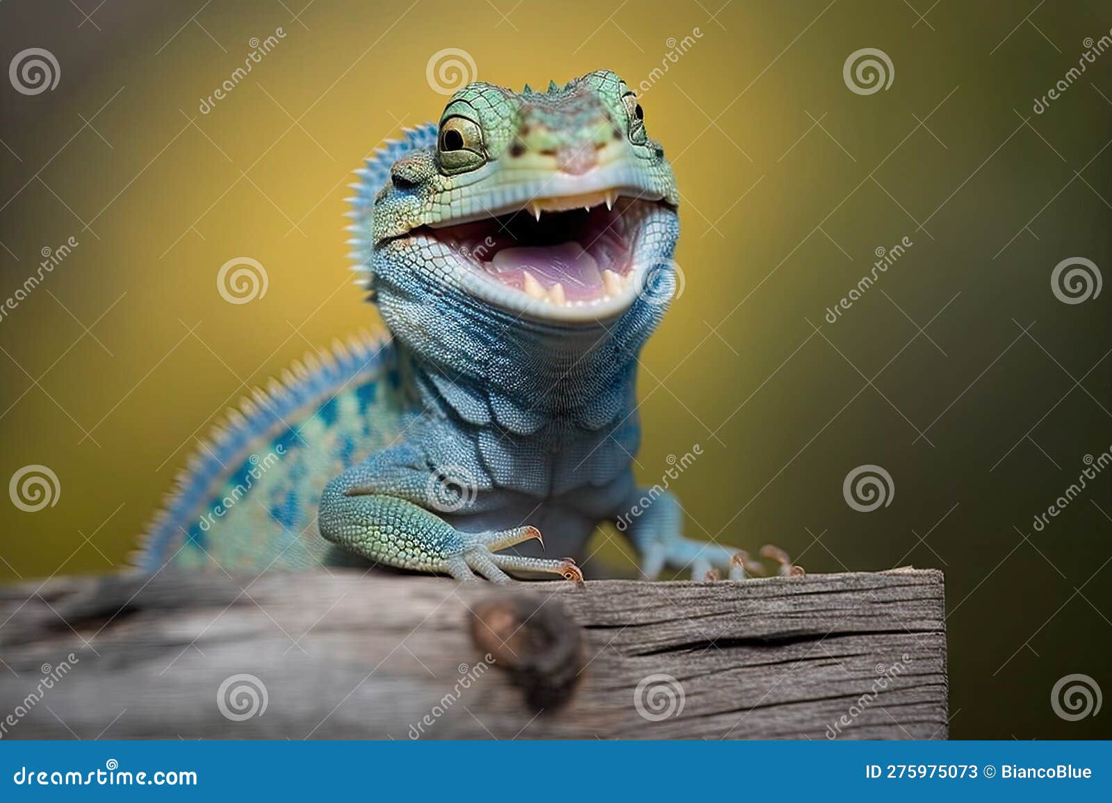 Happy Lizard: Cute Monochrome Ink Drawing For Kids Royalty-Free Stock ...