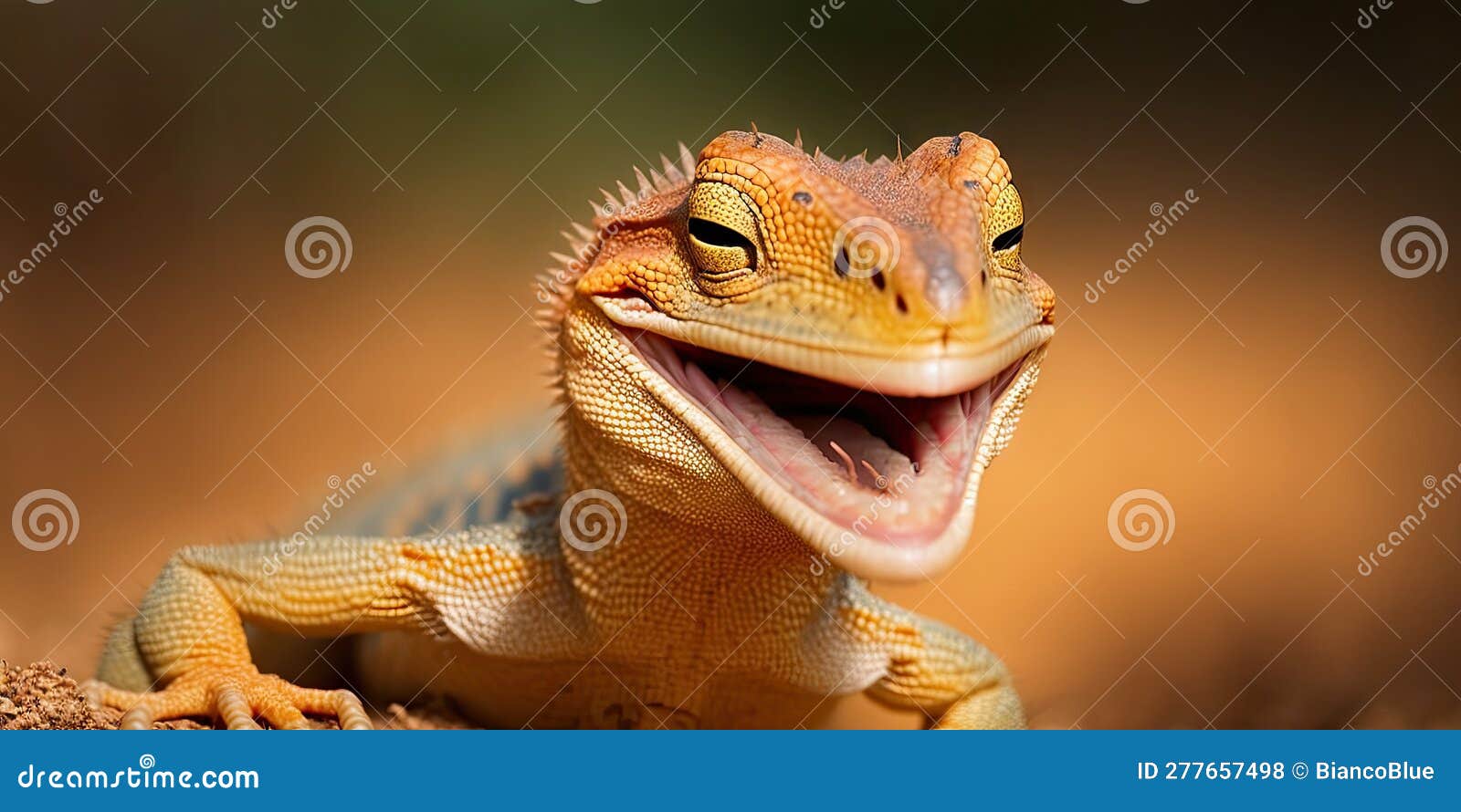 A cute happy lizard stock illustration. Illustration of zoom - 277657498