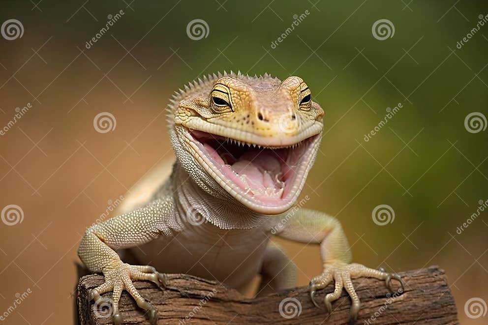 A cute happy lizard stock illustration. Illustration of generated ...