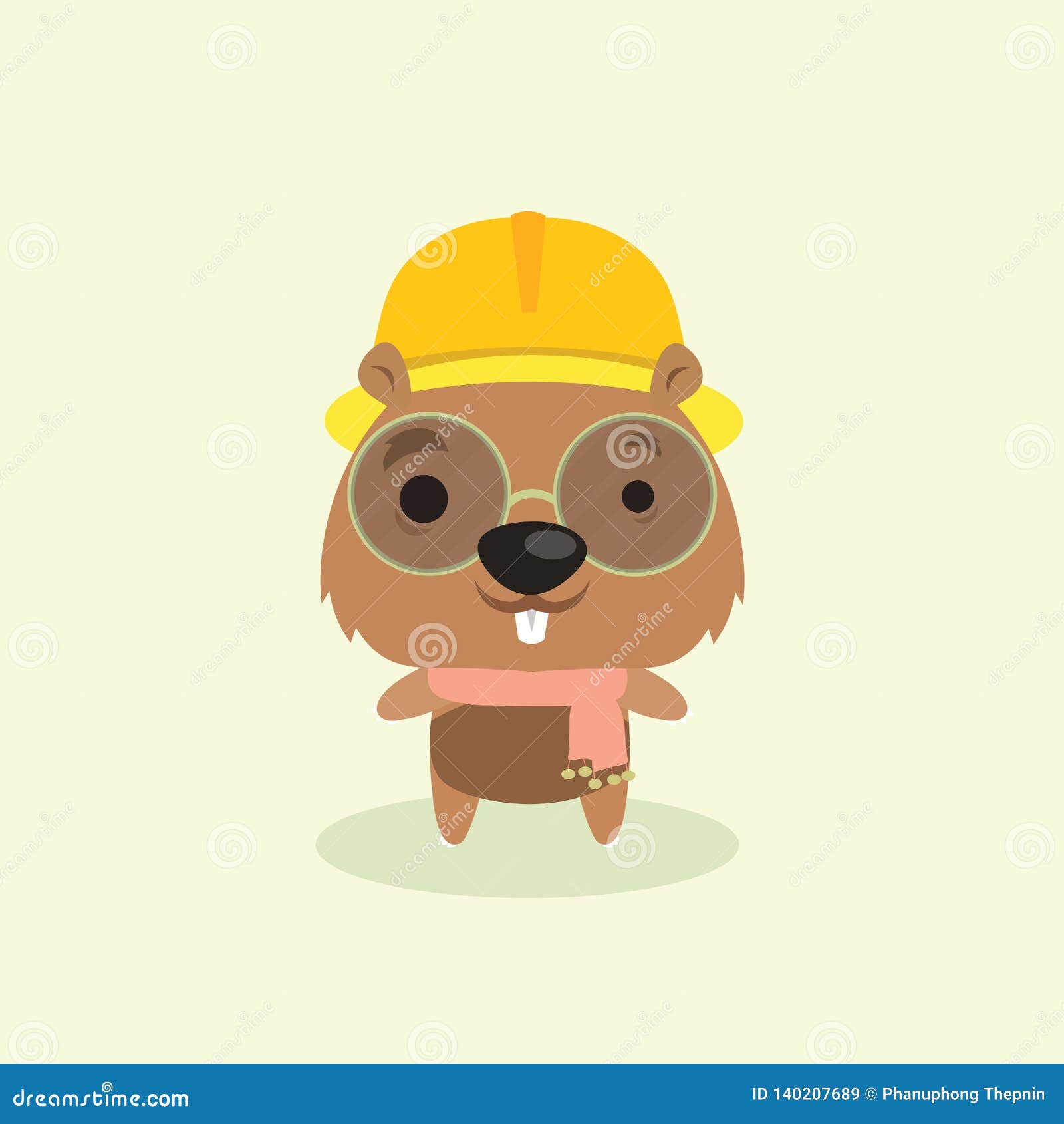 Mole Character Vector Illustration | CartoonDealer.com #13786950